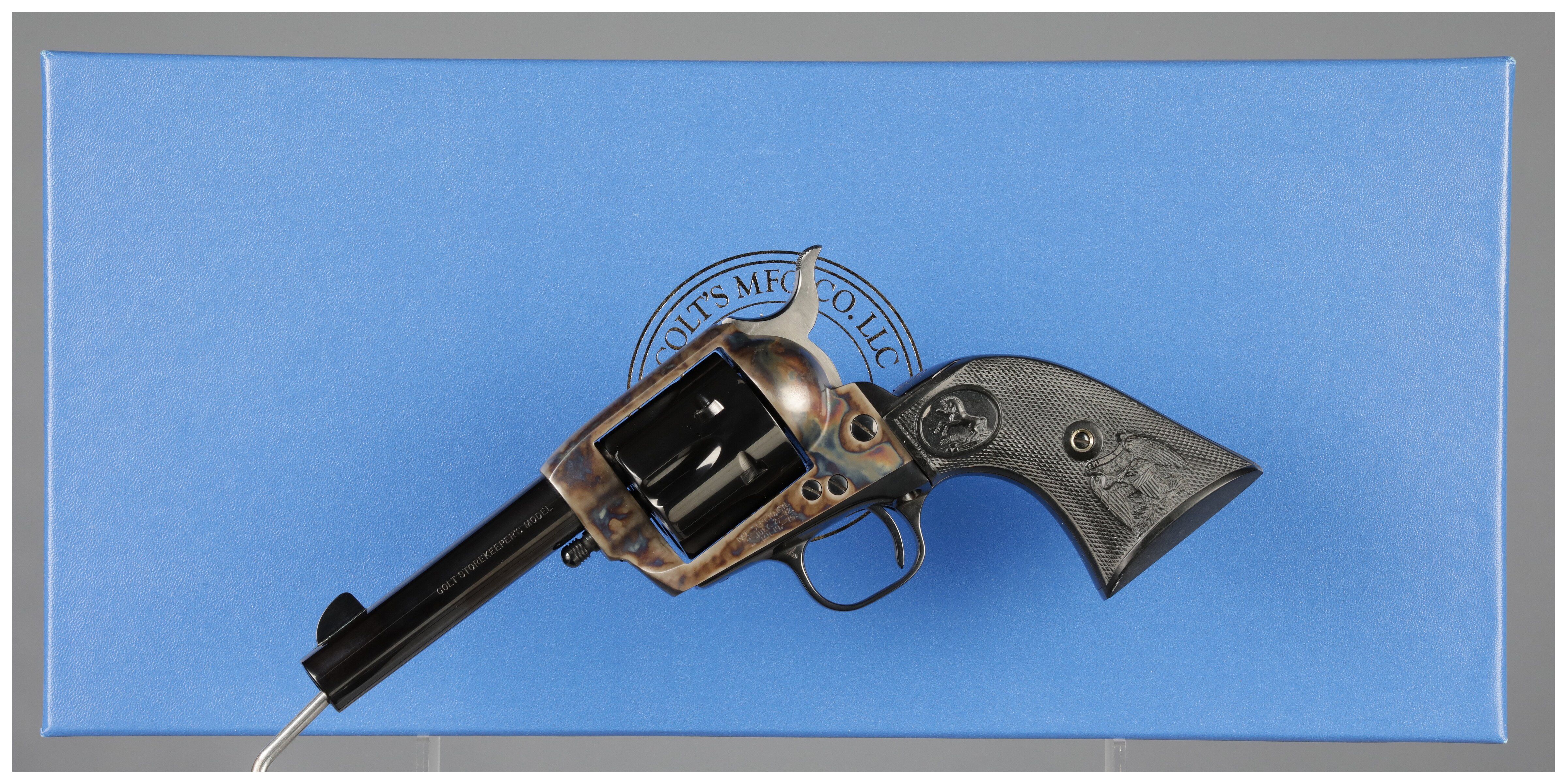 Colt Storekeeper's Model Single Action Army Revolver with Box | Rock ...