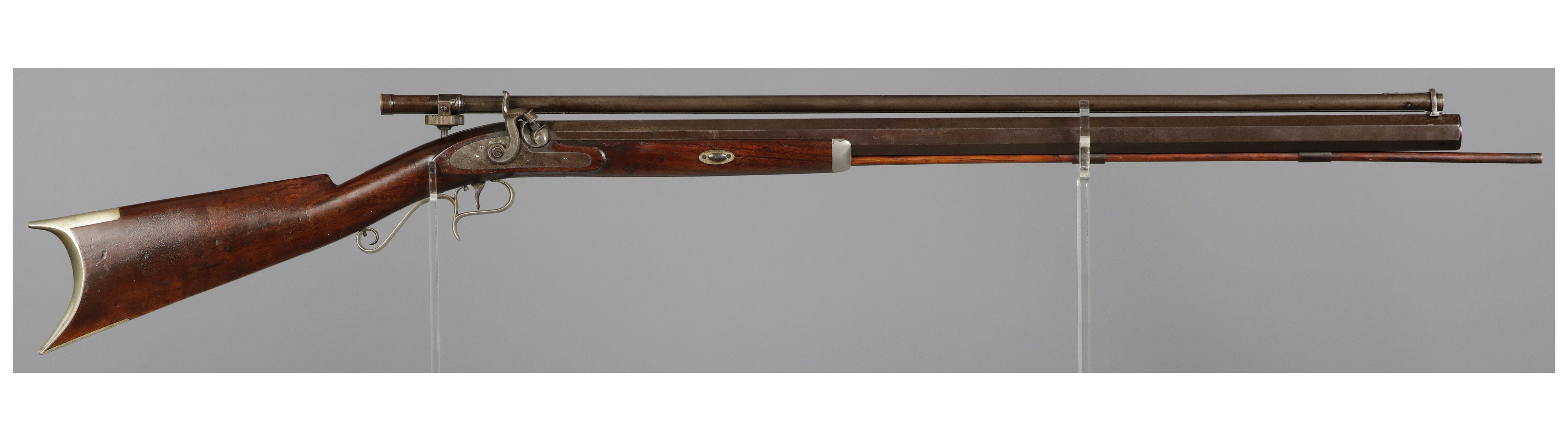 Morgan James Percussion Rifle with Scope, False Muzzle, and Star | Rock ...
