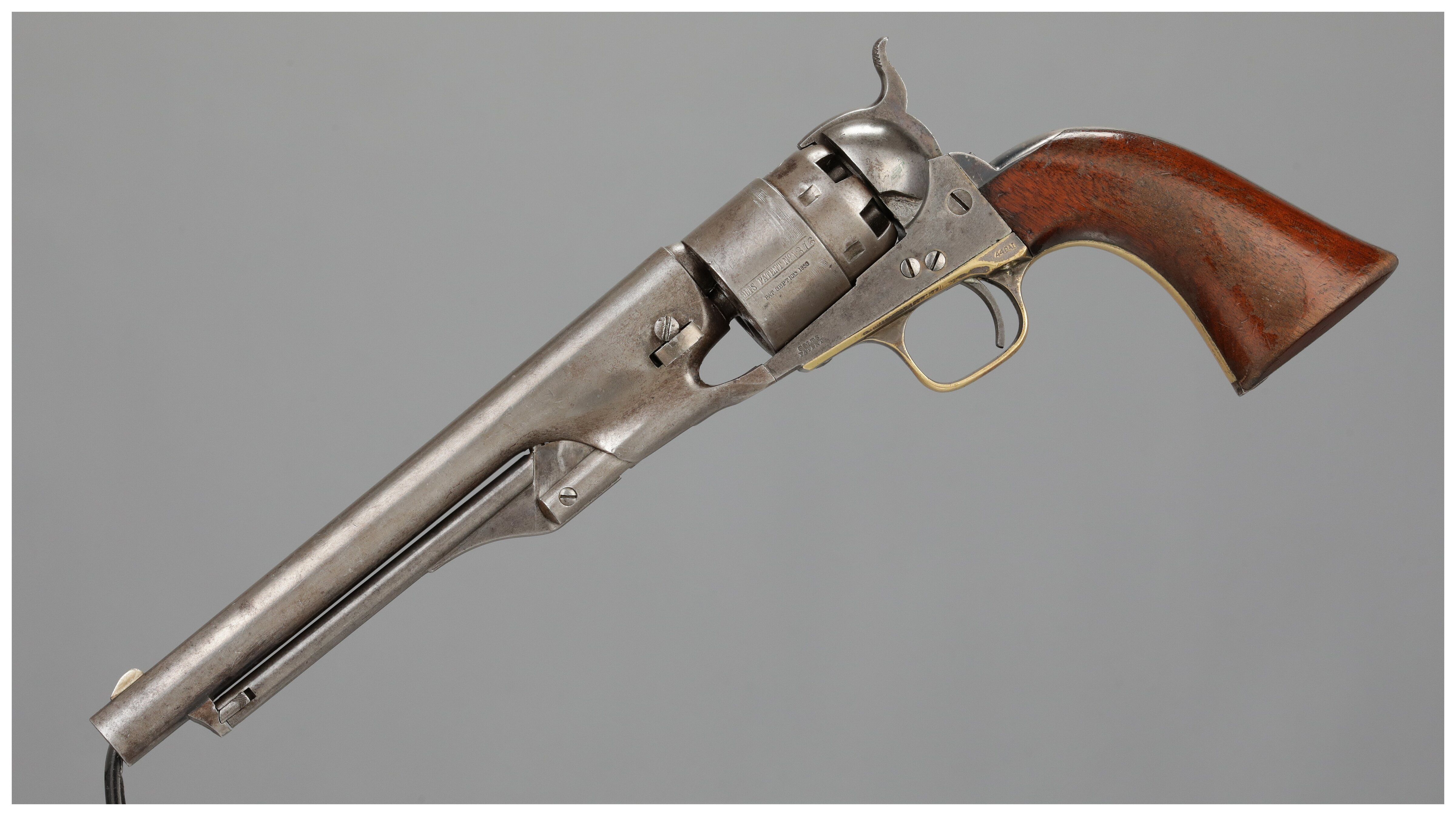 Civil War Colt 1860 Army Revolver Inscribed Captain C.M. Lynch | Rock ...