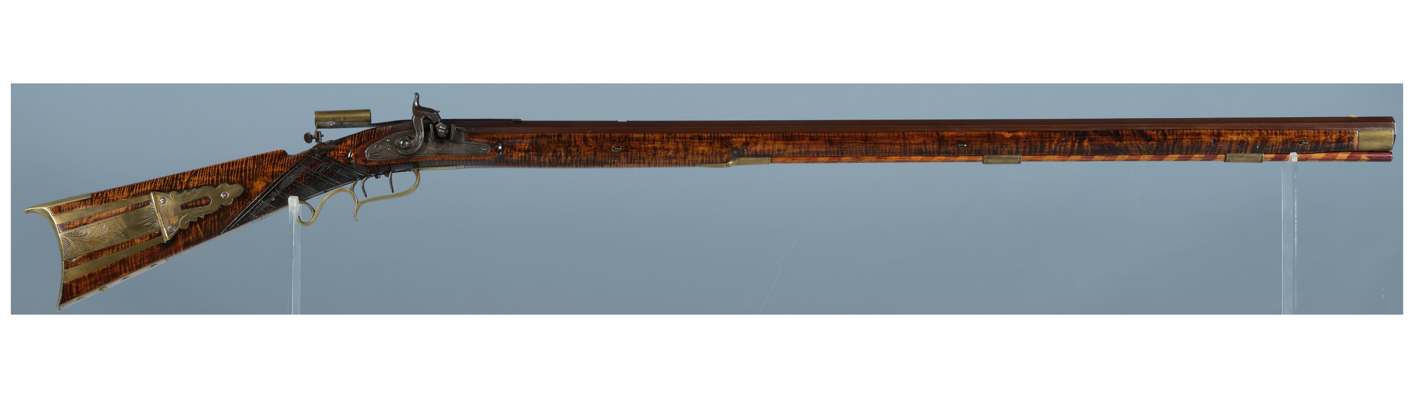 Drepperd Lancaster Percussion American Long Rifle | Rock Island Auction