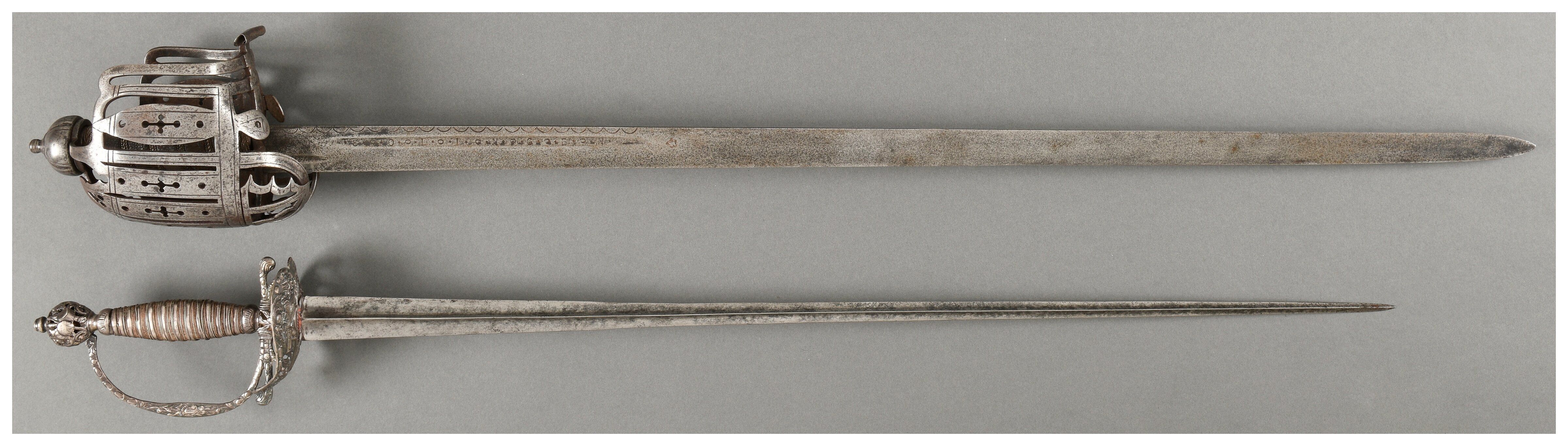Two European Style Swords | Rock Island Auction