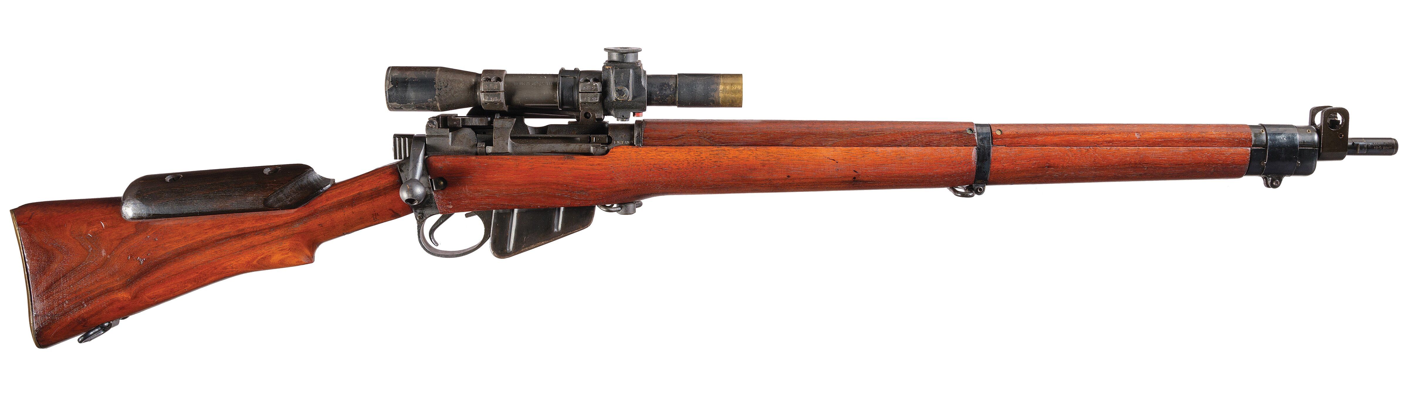 WWII British BSA Shirley No.4 Mk I (T) Sniper Rifle with Scope | Rock ...