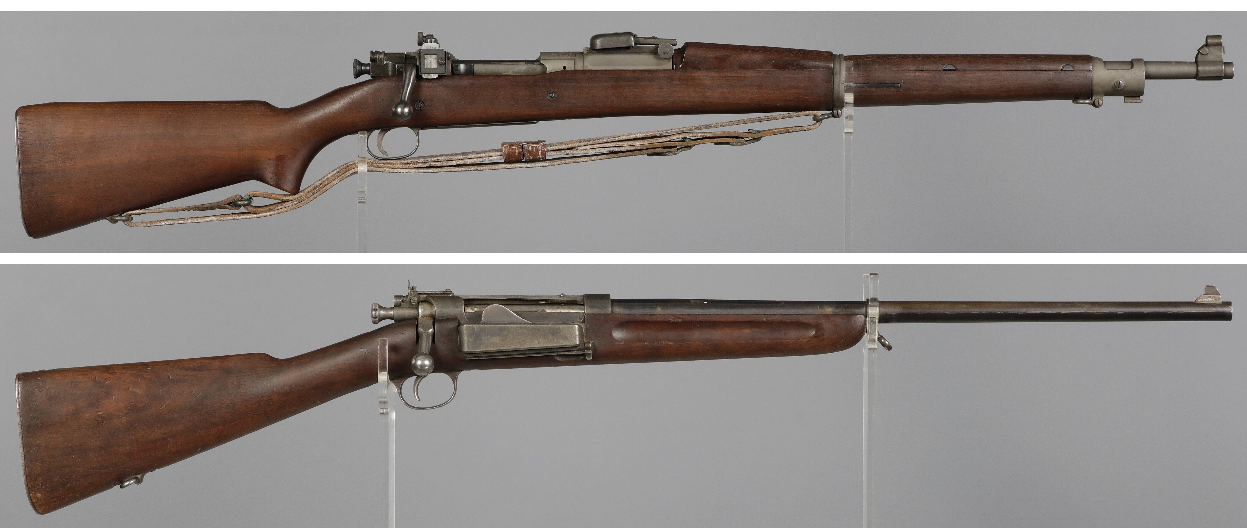 Two U.S. Springfield Armory Bolt Action Military Rifles | Rock Island ...
