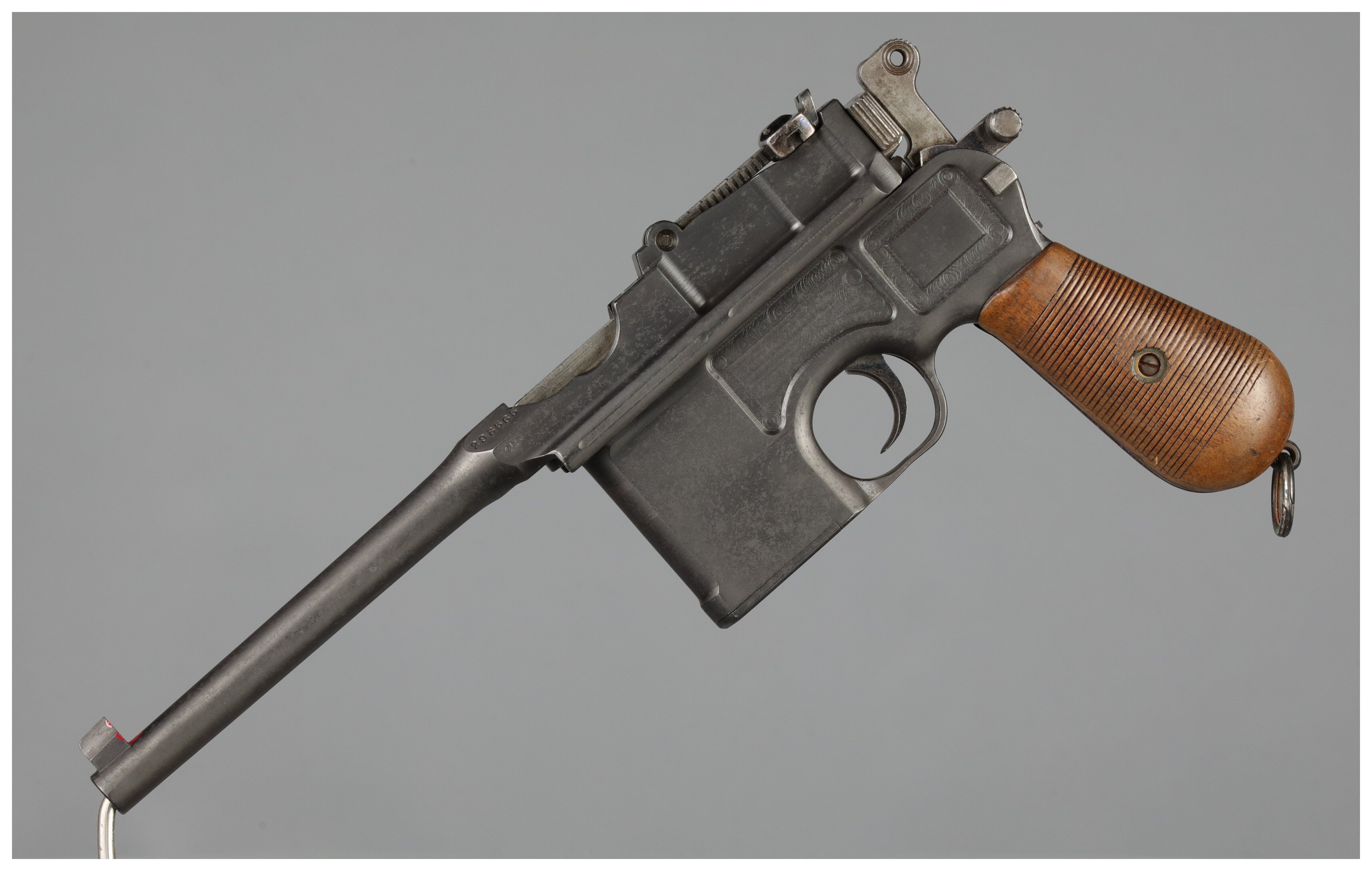 WWI Era Imperial German Mauser C96 Broomhandle Pistol with Stock | Rock ...