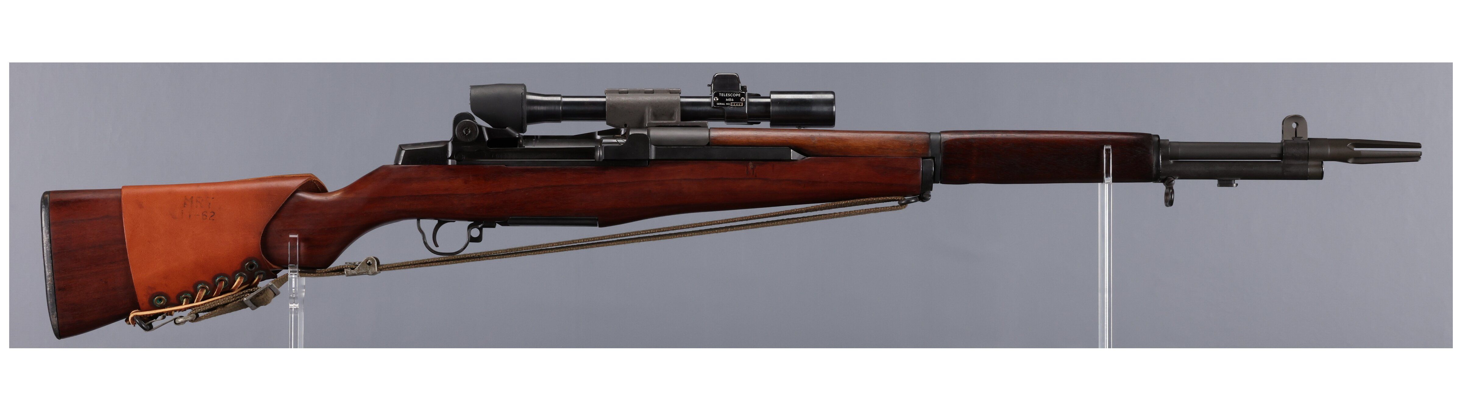 U.S. Springfield M1D Semi-Automatic Sniper Rifle with M84 Scope | Rock ...