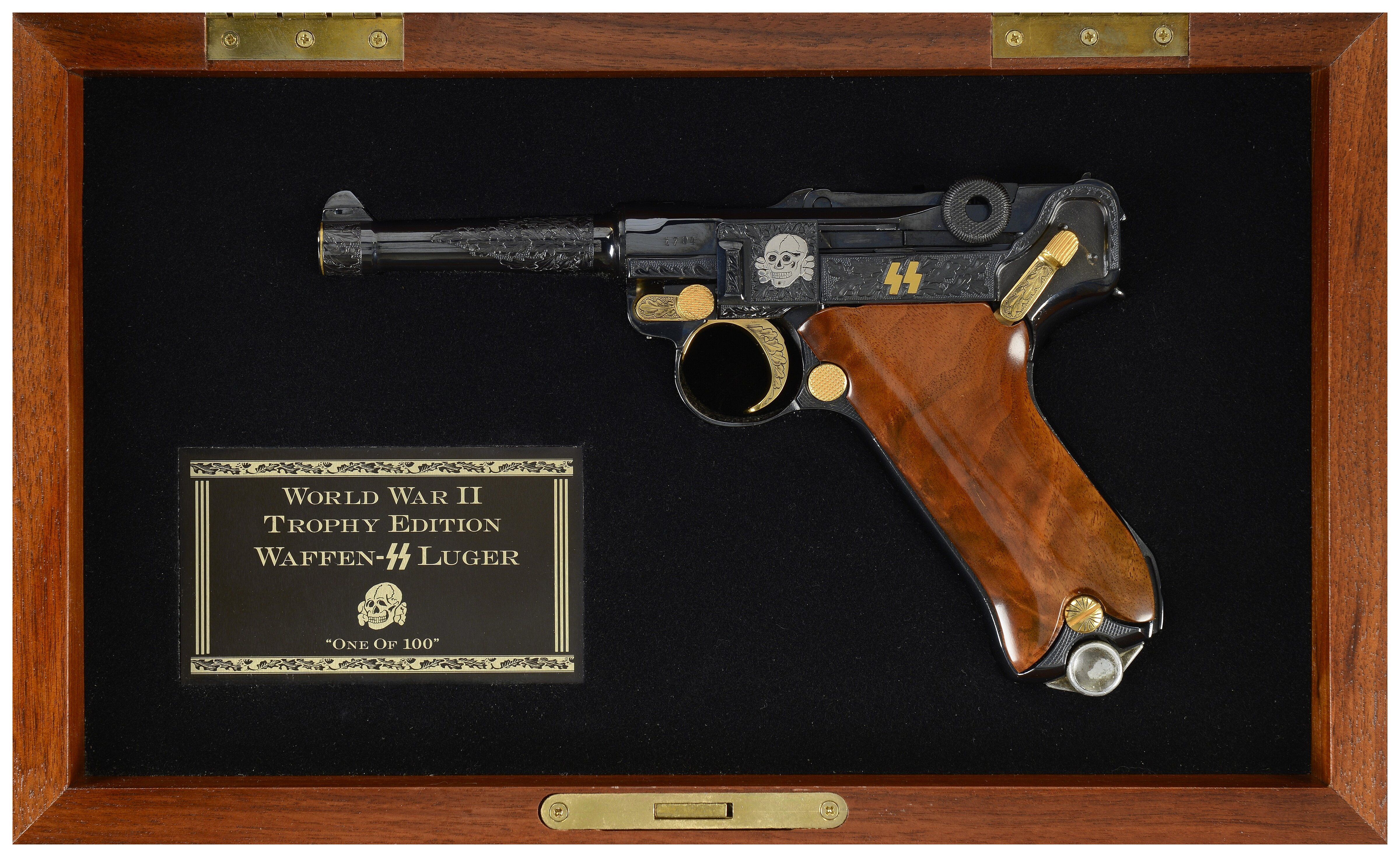 Erfurt "World War II Trophy Edition Waffen-SS Luger" Pistol | Rock ...