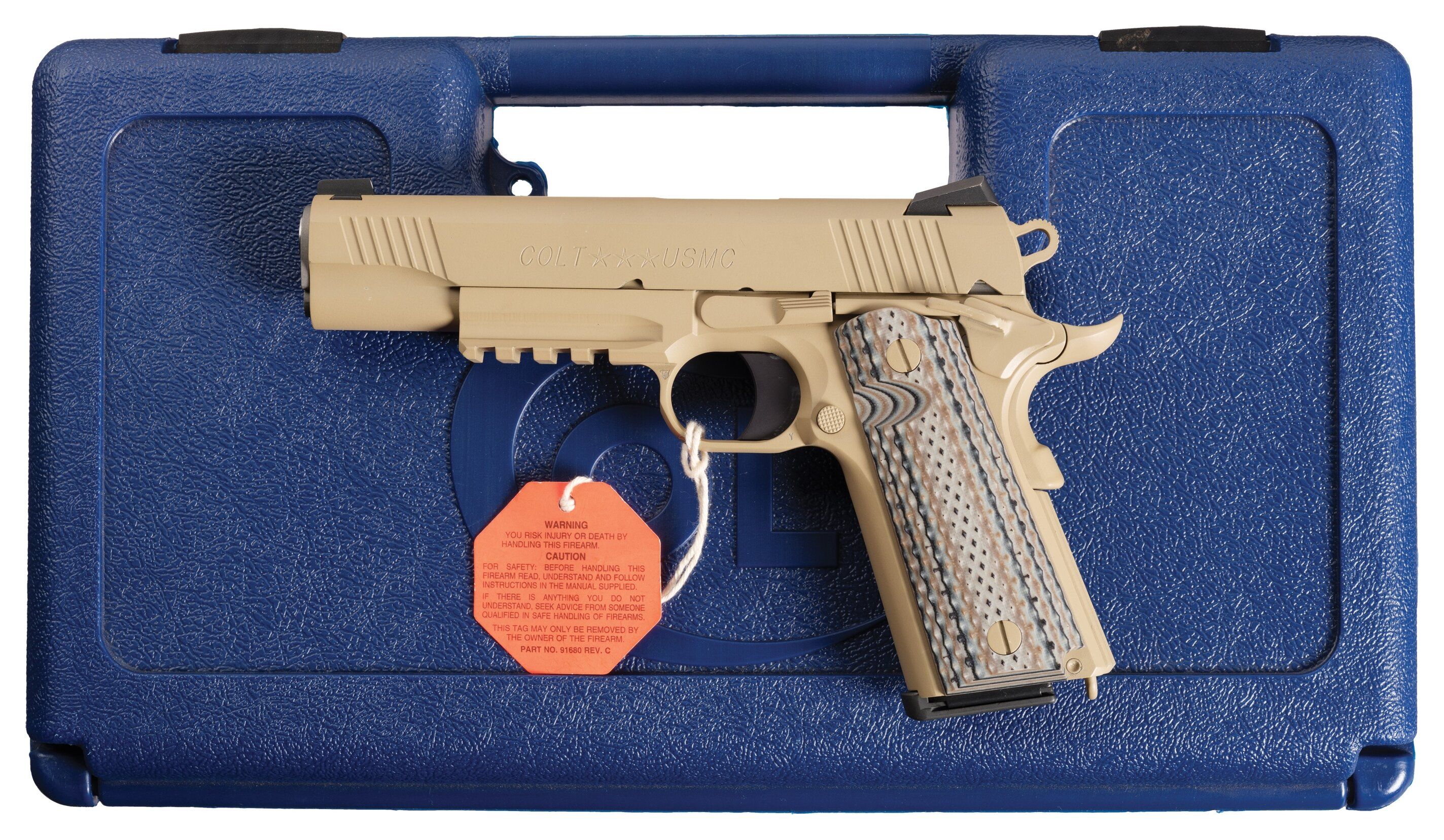 Colt-USMC O1070M45 CQBP Government Model Pistol with Case | Rock Island ...
