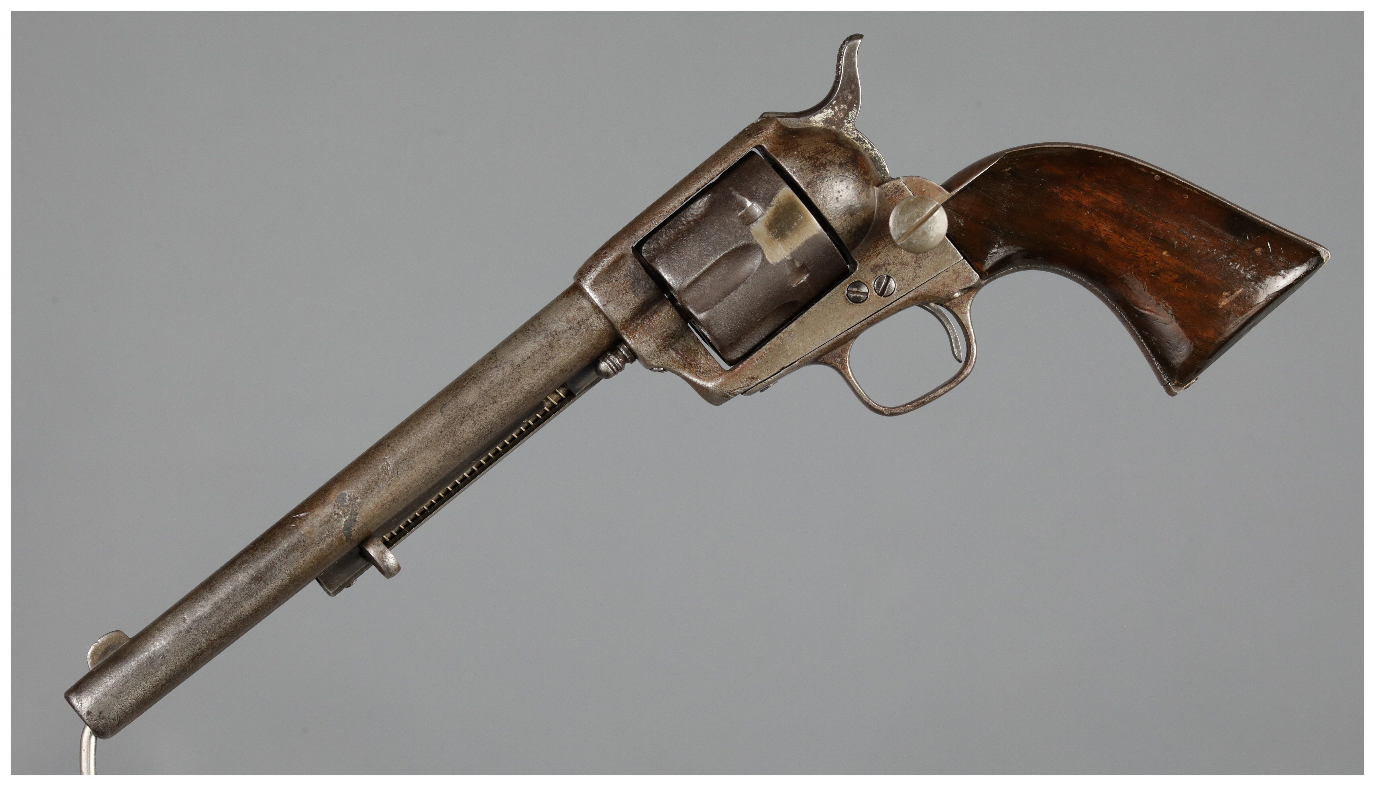 Colt Single Action Army Revolver with Bridgeport Device and Belt | Rock ...