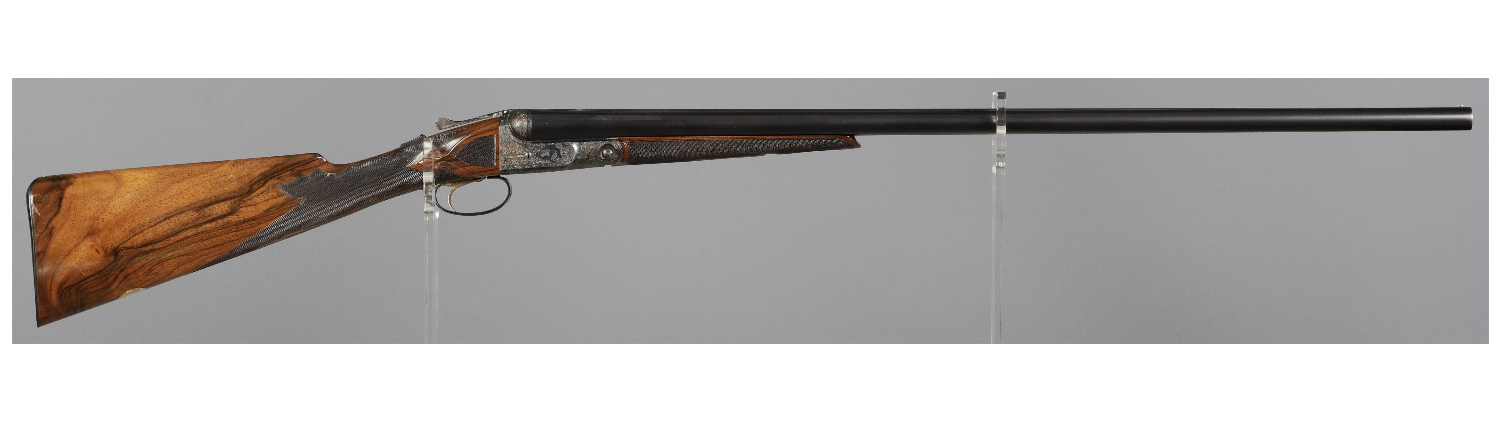 Robert Runge Engraved Del Grego Upgraded Parker Bros AHE Shotgun | Rock ...