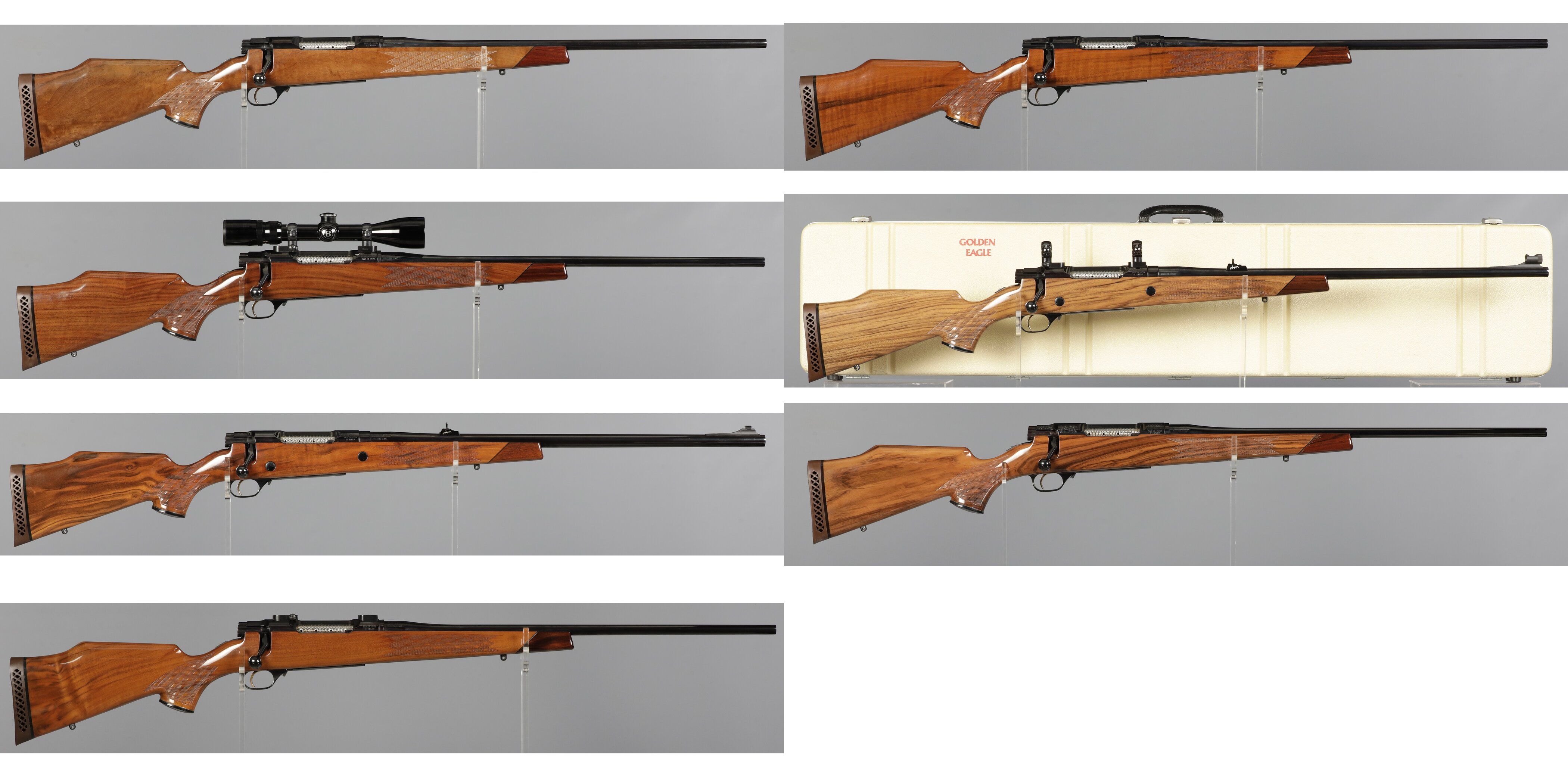 Collectors Lot of Seven Golden Eagle Rifles | Rock Island Auction