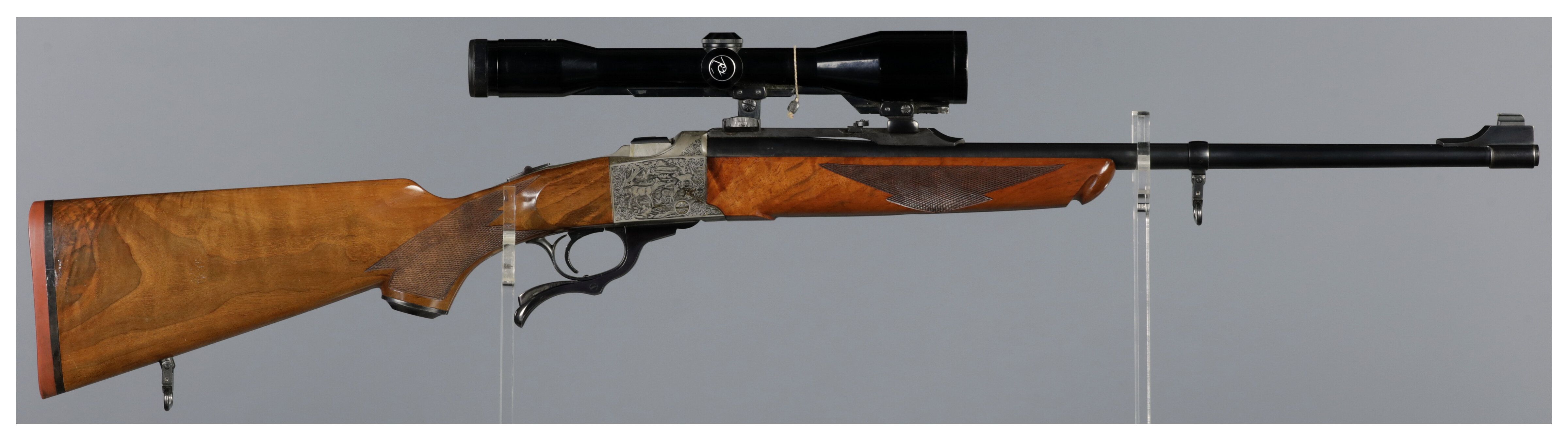 Engraved Ruger No. 1 Single Shot Rifle with Zeiss Scope | Rock Island ...