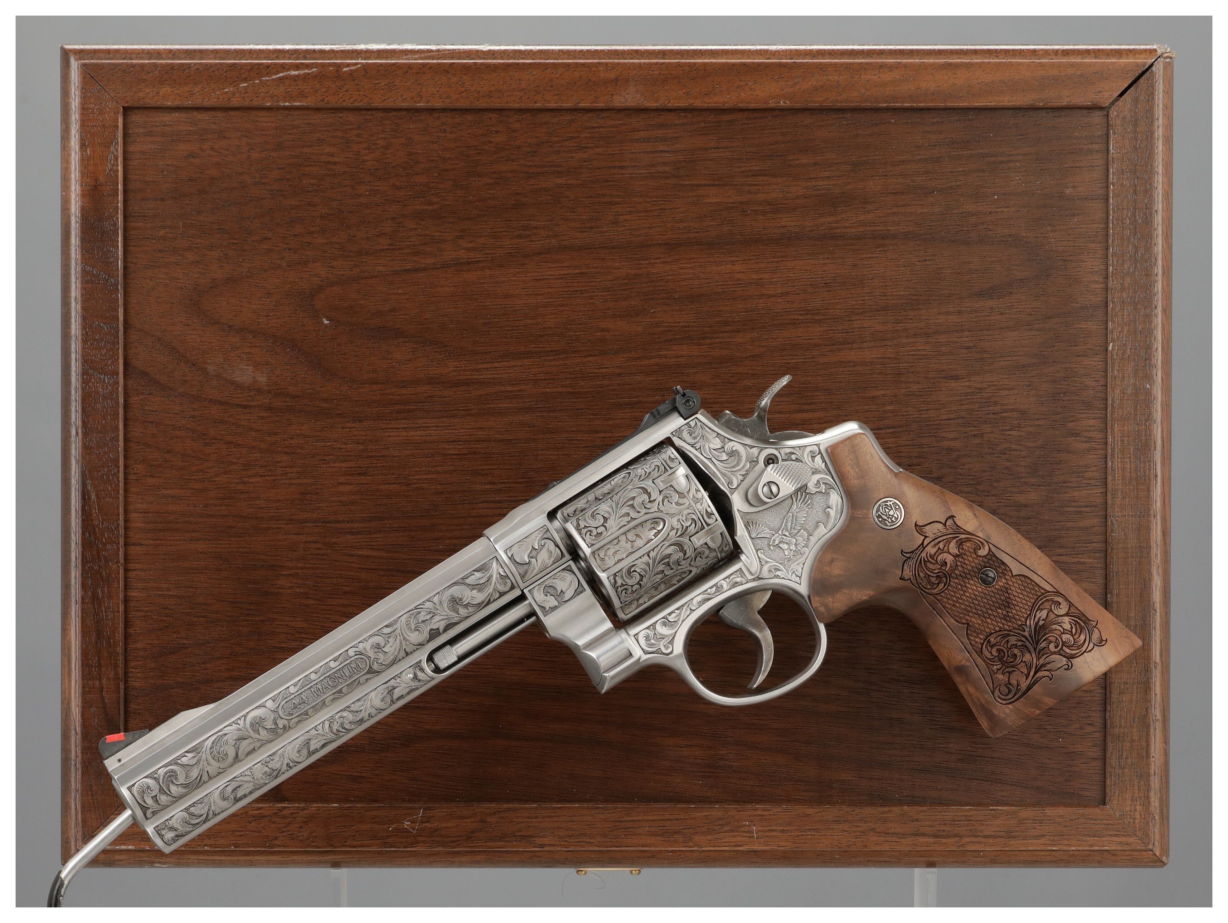Enright Engraved Smith & Wesson Model 629 Rising Eagle Revolver | Rock ...