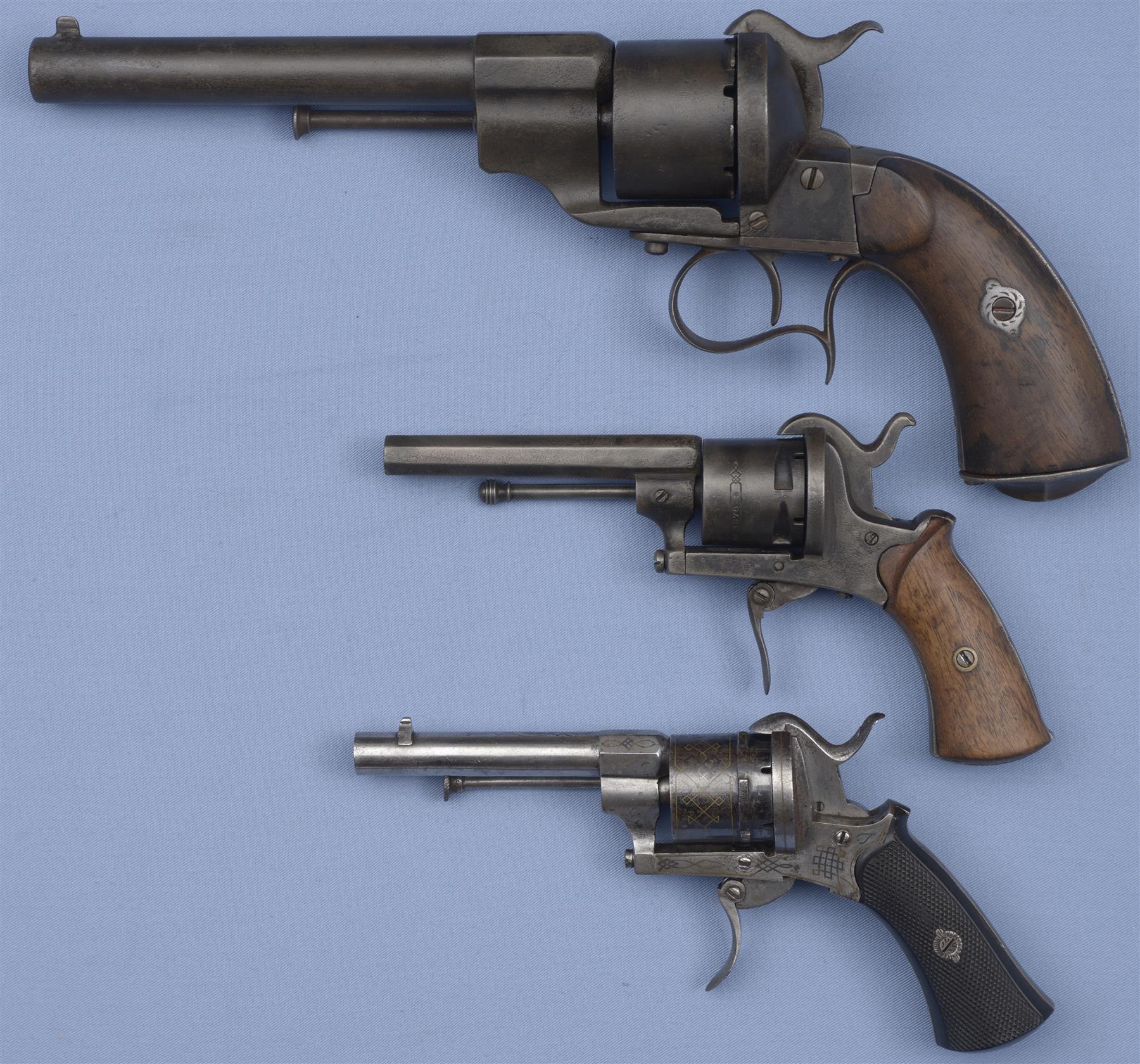 Three Pinfire Revolvers | Rock Island Auction