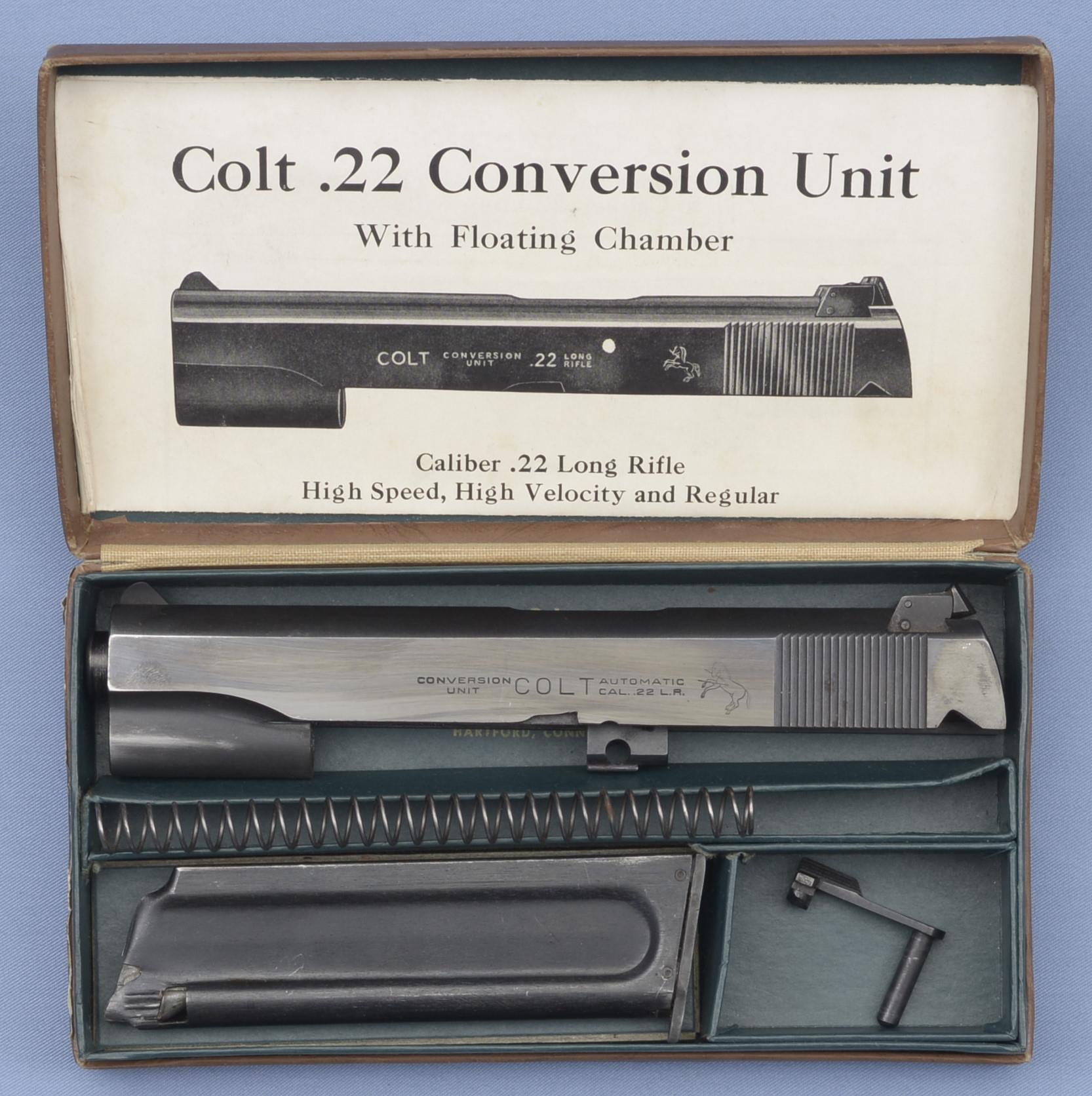 Colt .22 LR Caliber Conversion Kit with Factory Box | Rock Island Auction
