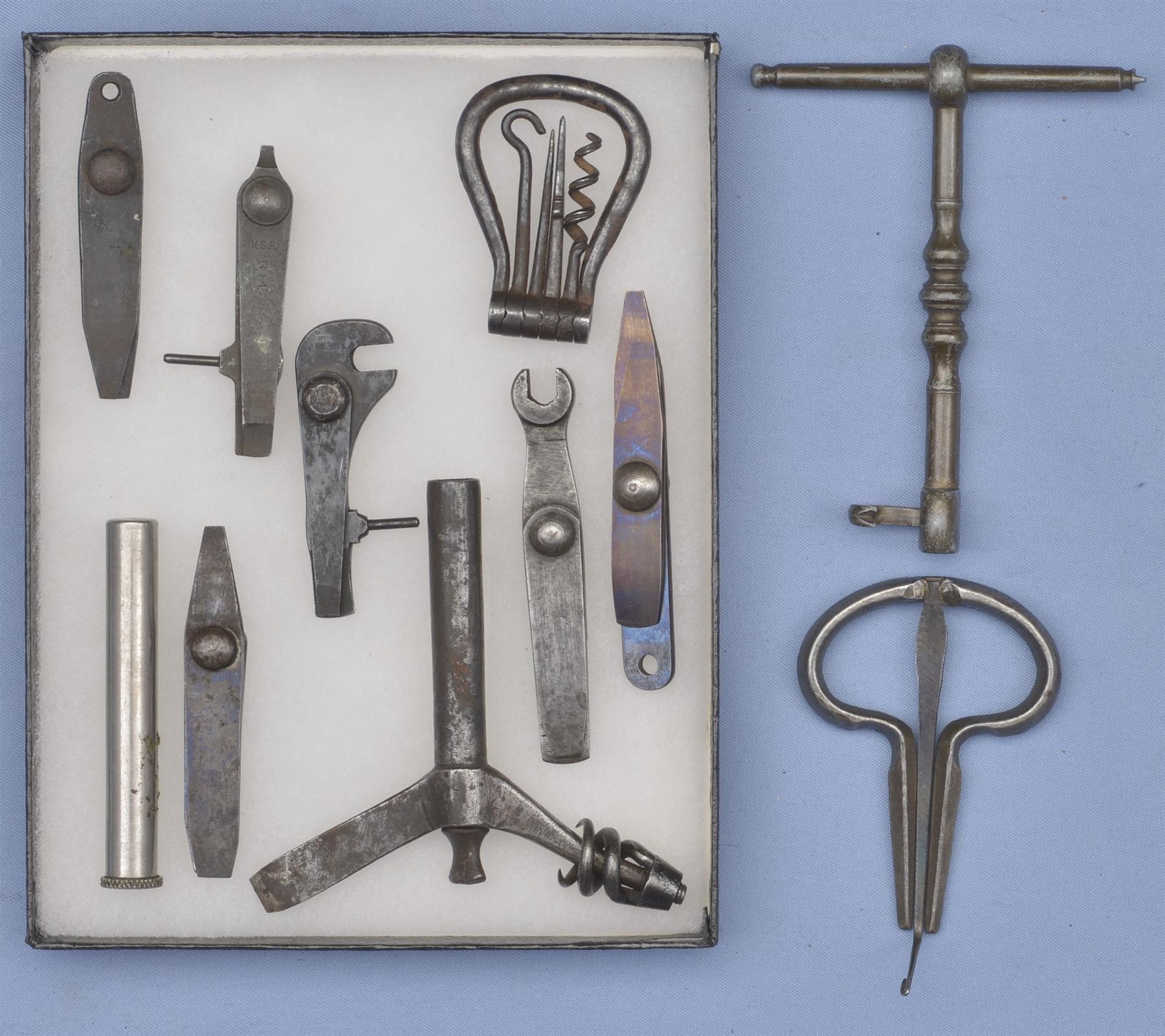 Antique Mouth Harp, Tooth Extractor, and Vintage Rifle Tools | Rock ...