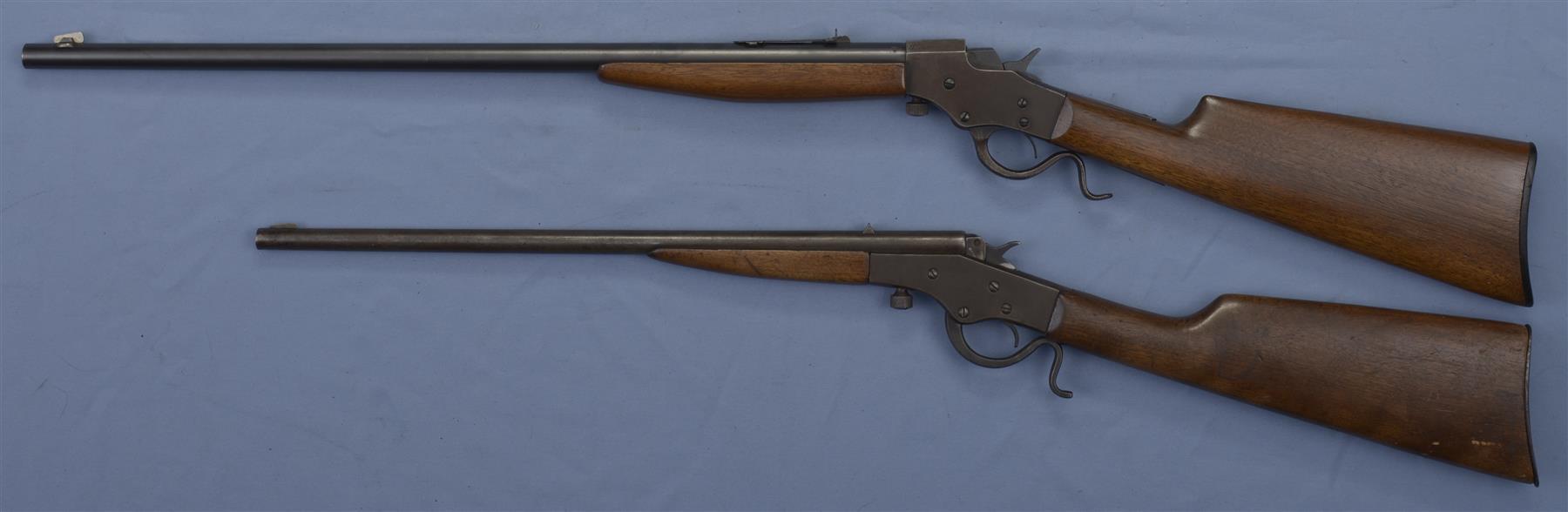 Two Stevens Single Shot Rifles | Rock Island Auction