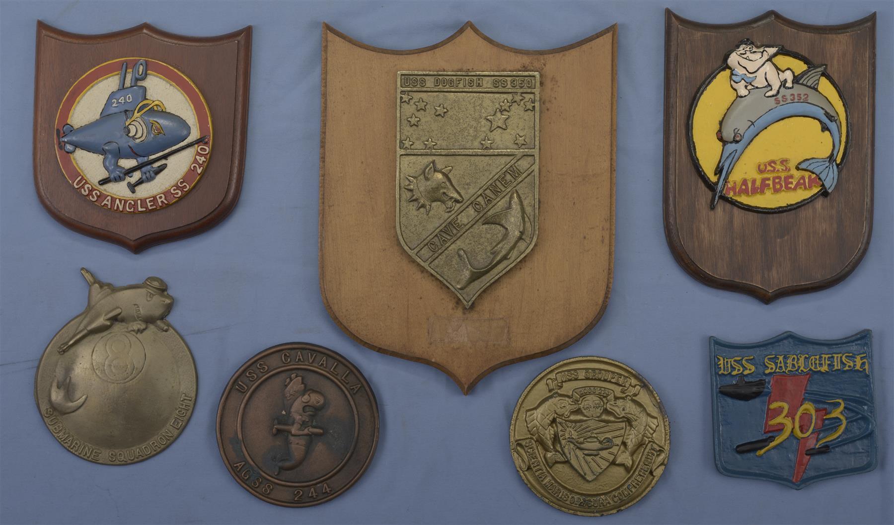 Seven Nautical Plaques | Rock Island Auction