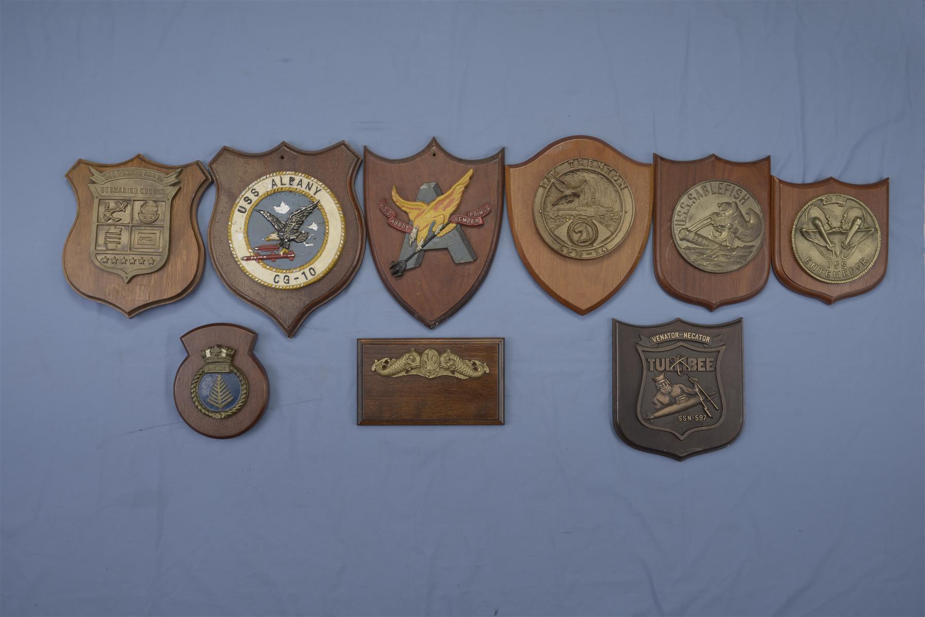 Nine Nautical Plaques | Rock Island Auction