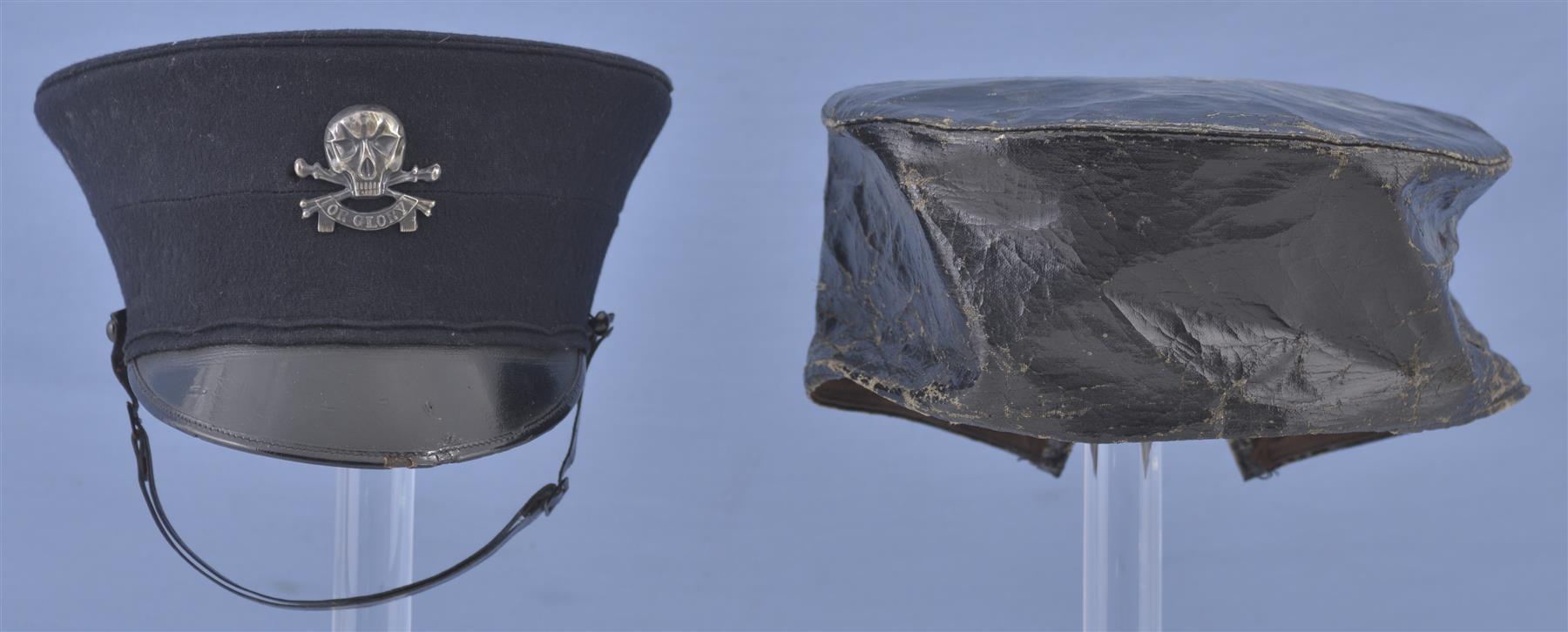 17th Lancers Forage Cap with Foul Weather Cover | Rock Island Auction