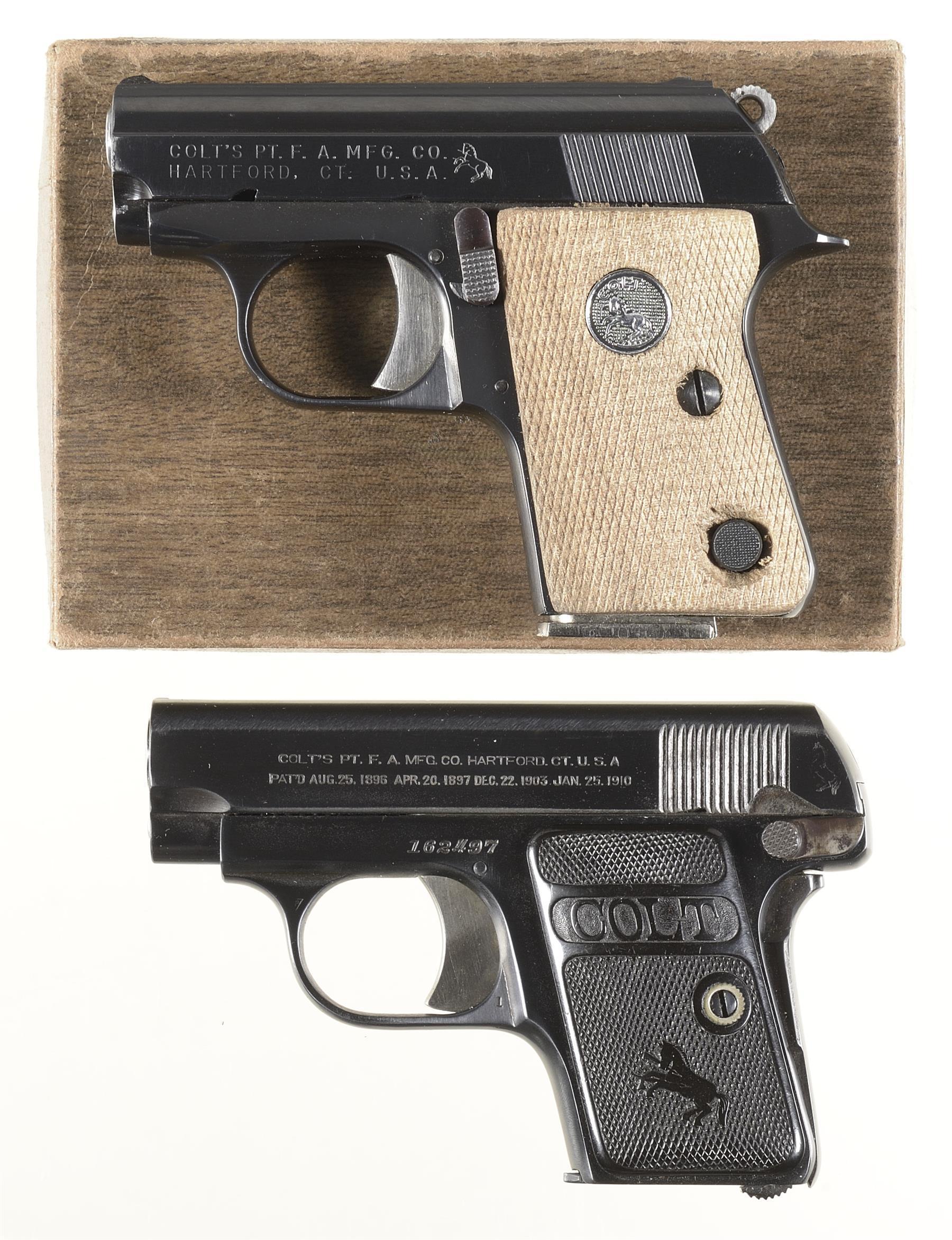 Two Colt Semi-Automatic Pistols | Rock Island Auction