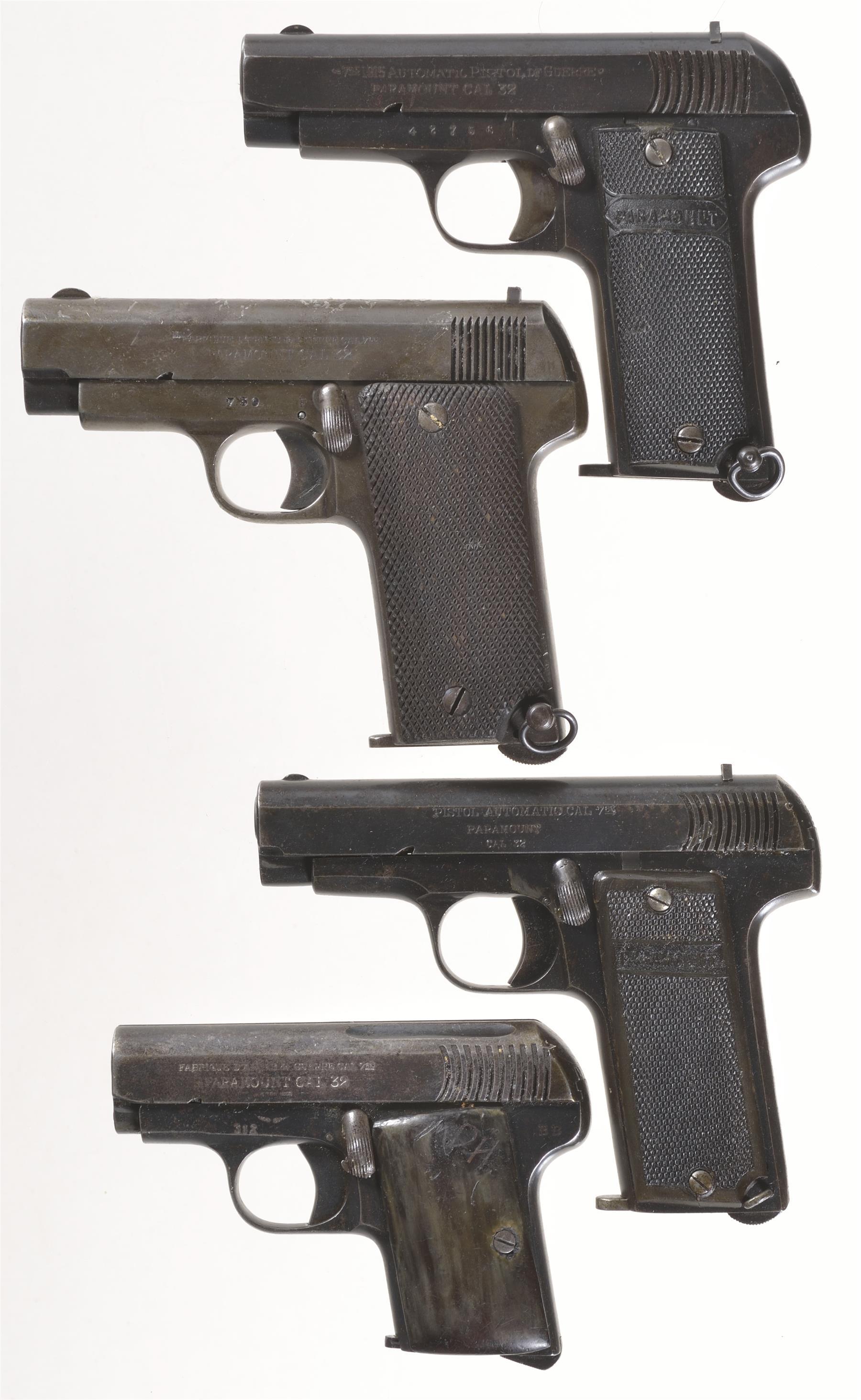 Four Spanish Semi-Automatic Ruby Type Pistols | Rock Island Auction