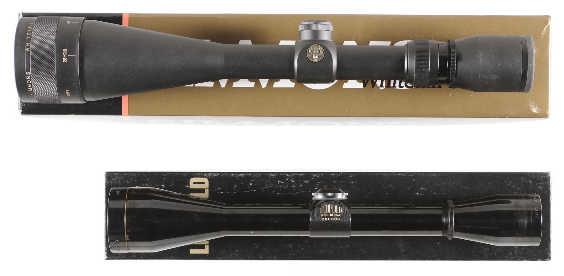 Two Scopes with Boxes | Rock Island Auction