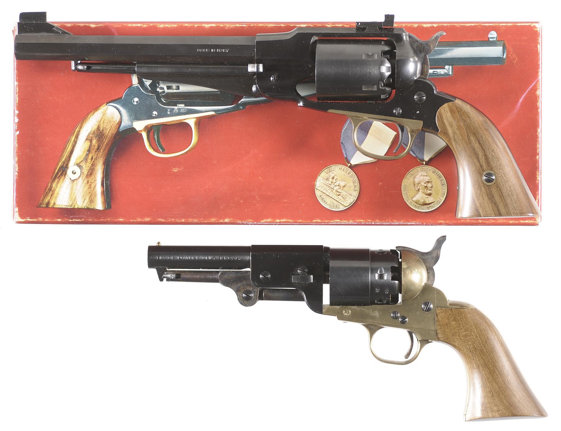 Two Contemporary Percussion Revolvers | Rock Island Auction