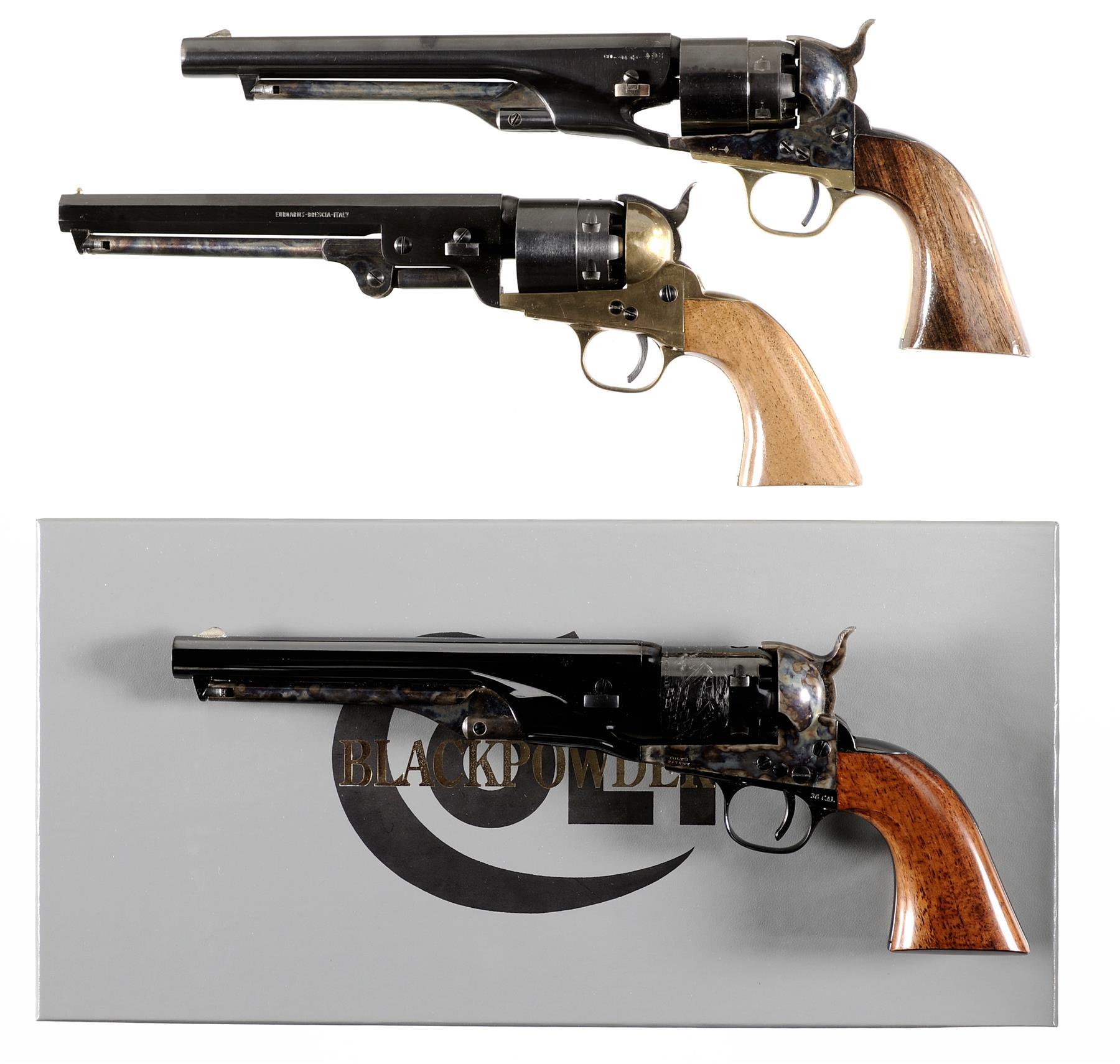 Three Contemporary Percussion Revolvers | Rock Island Auction