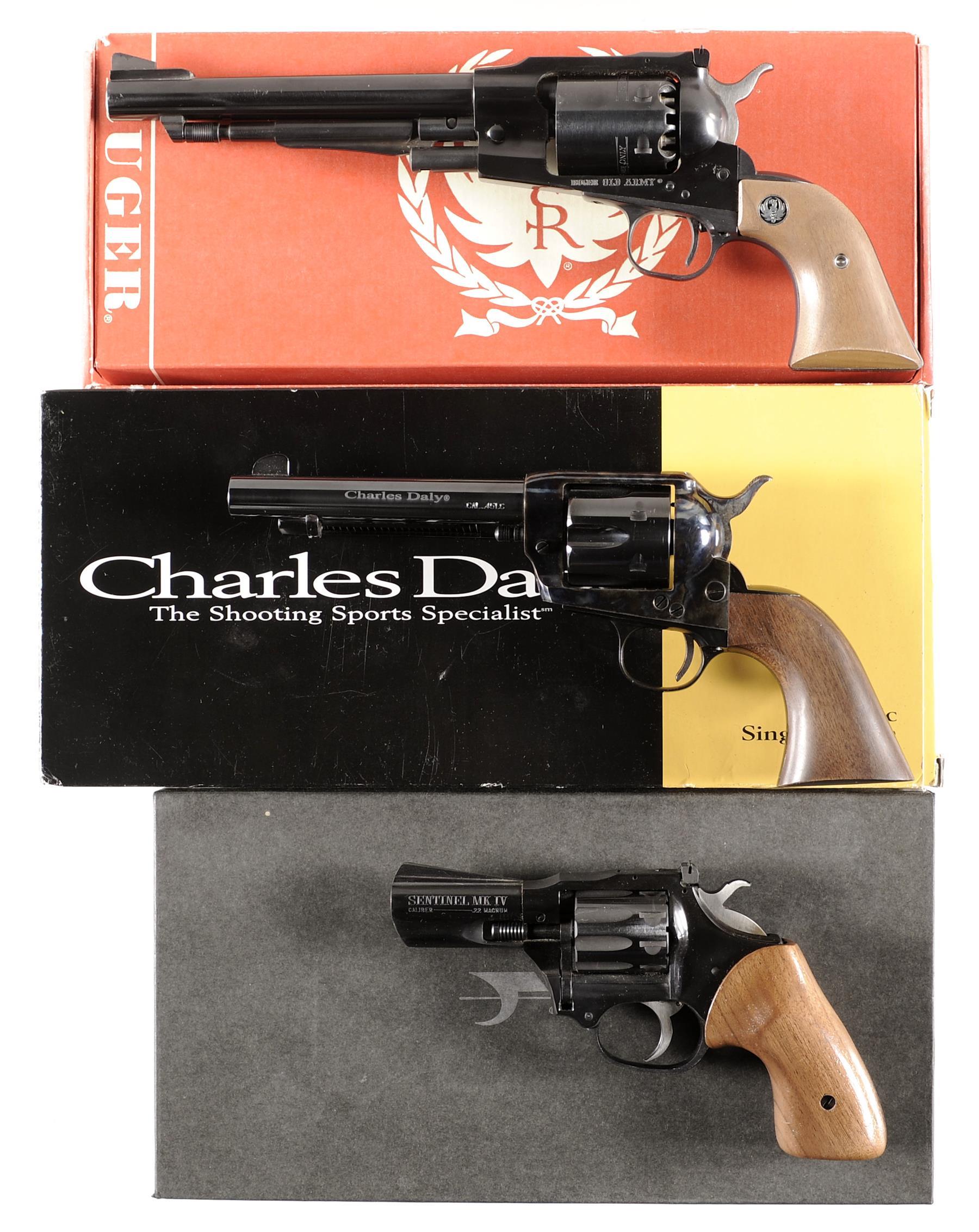 Three Revolvers | Rock Island Auction