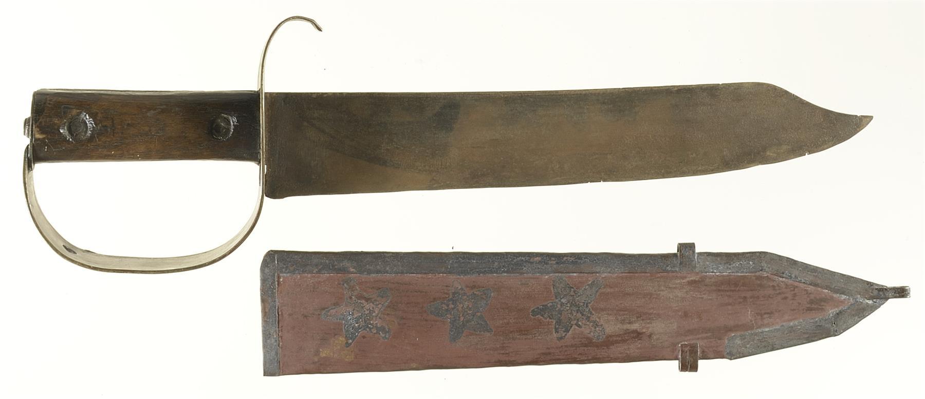 D Guard Reproduction Knife with Metal Sheath | Rock Island Auction