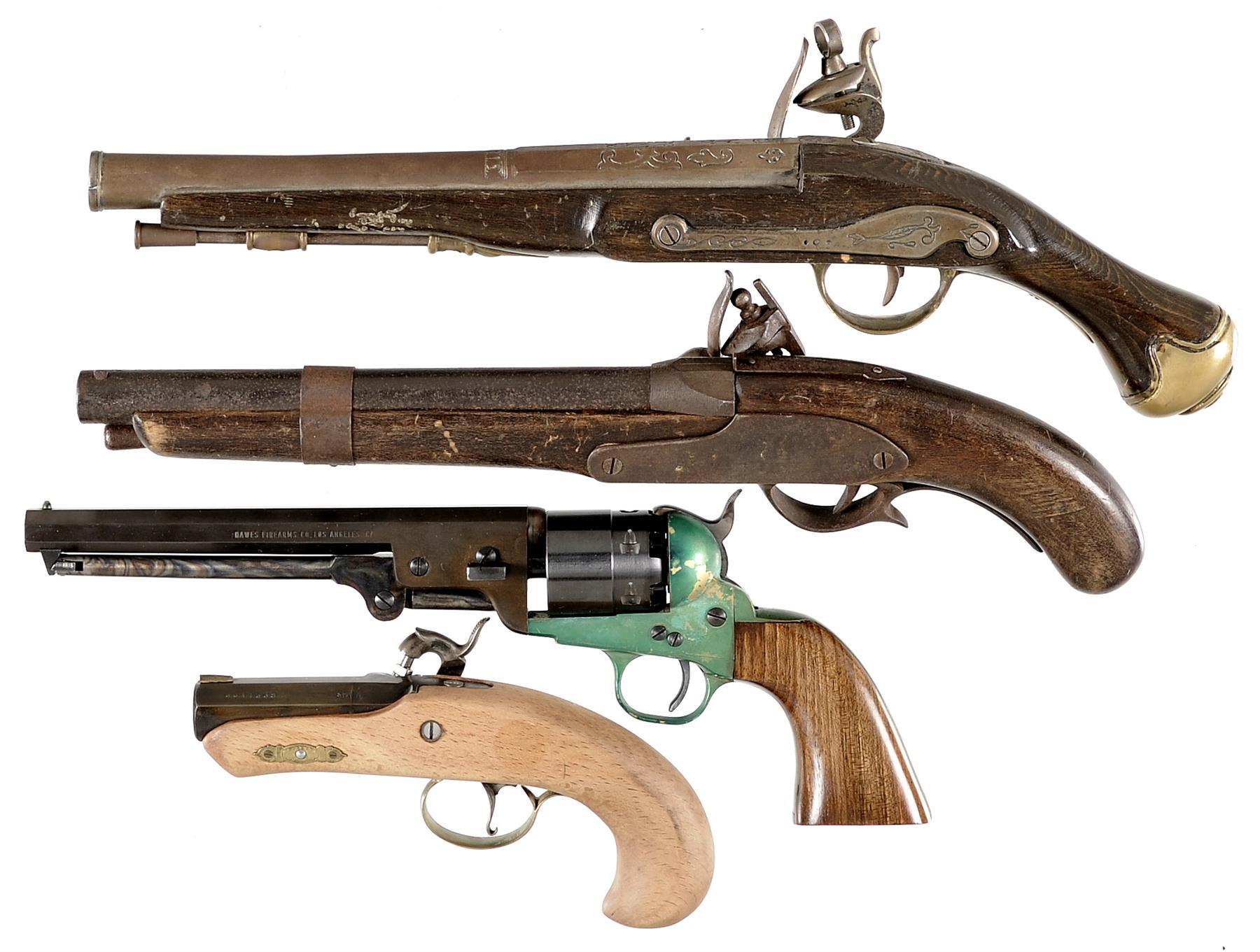 Four Antique Handguns | Rock Island Auction