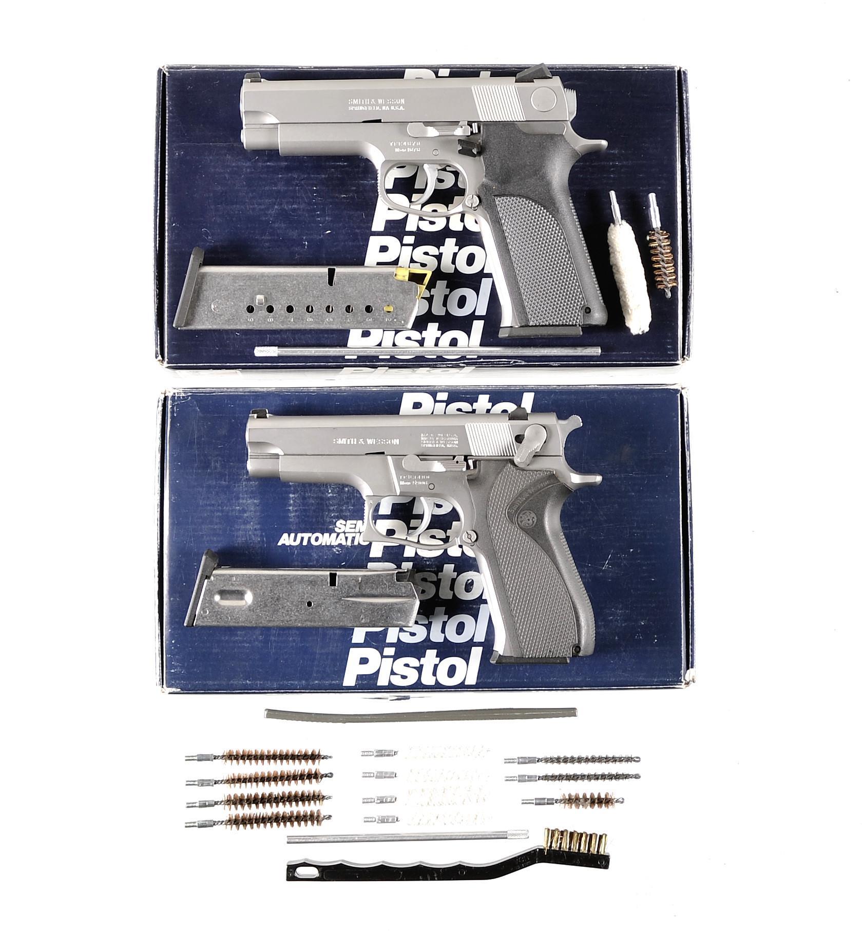 Two Smith & Wesson Semi-Automatic Pistols w/ Matching Boxes | Rock ...