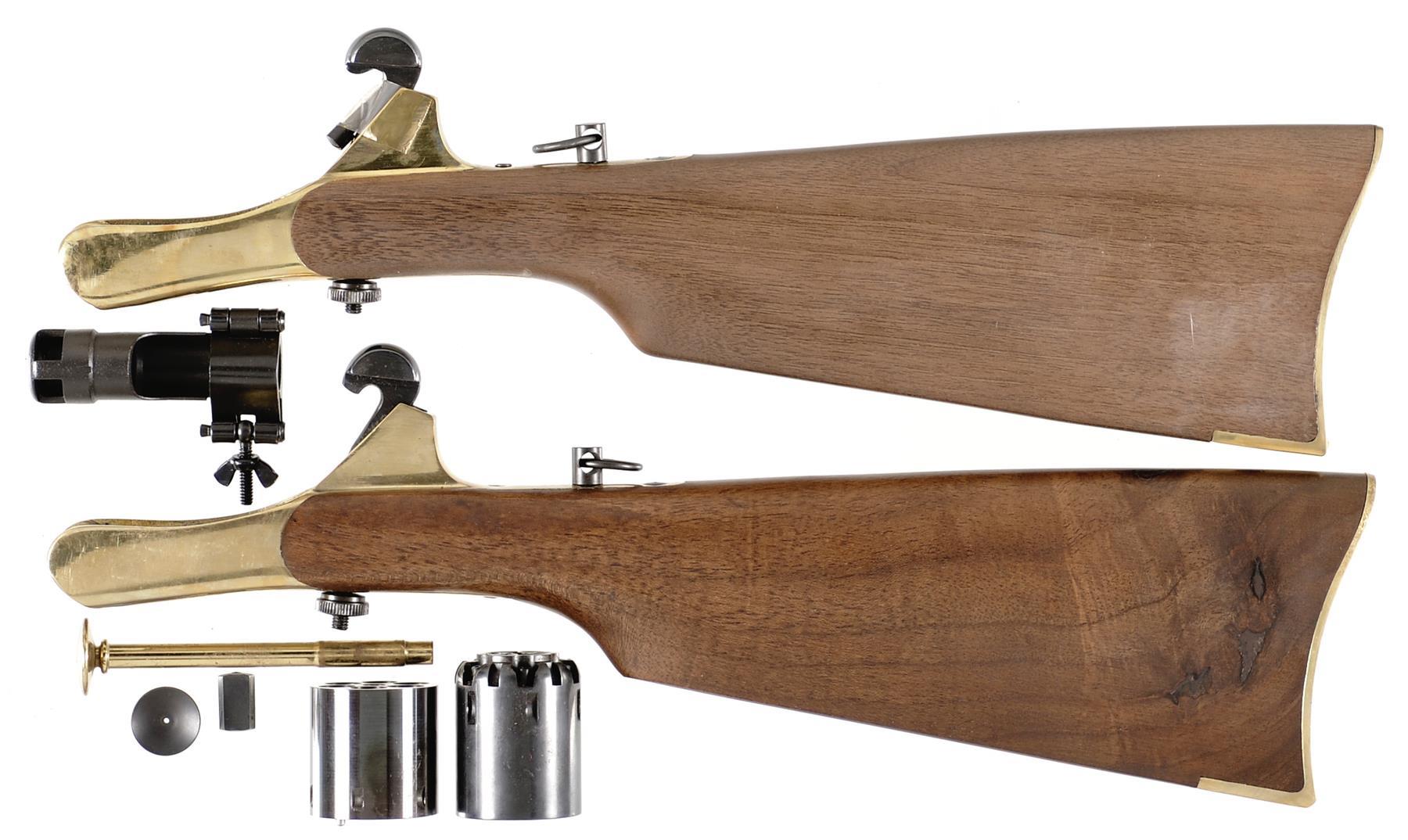 Two Shoulder Stocks and Firearm Parts | Rock Island Auction