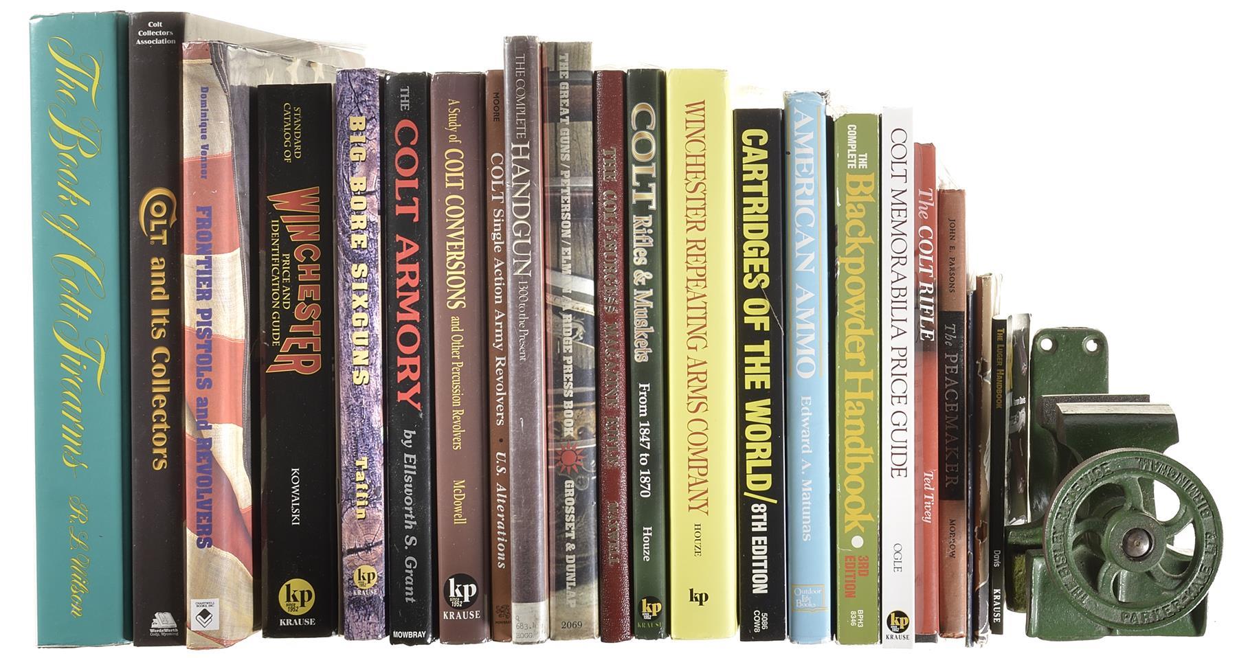 Parker-Hale Bisley Rifle Vice and 23 Firearm Related Books | Rock ...