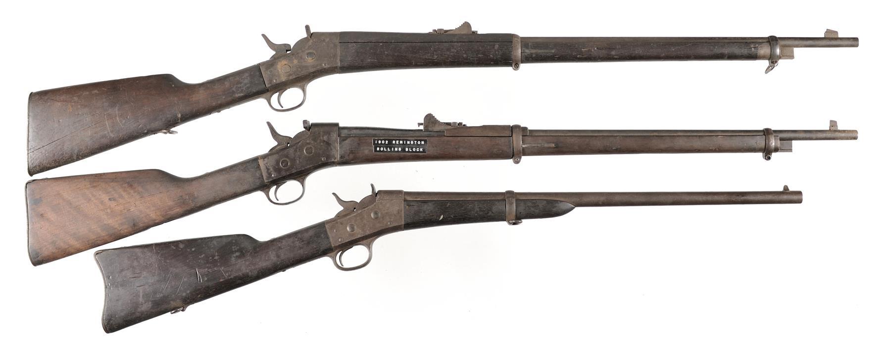 Three Rolling Block Rifles | Rock Island Auction