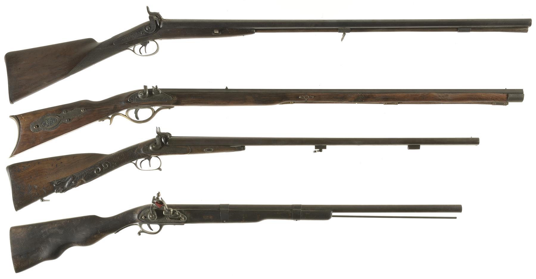Four Antique Long Guns | Rock Island Auction