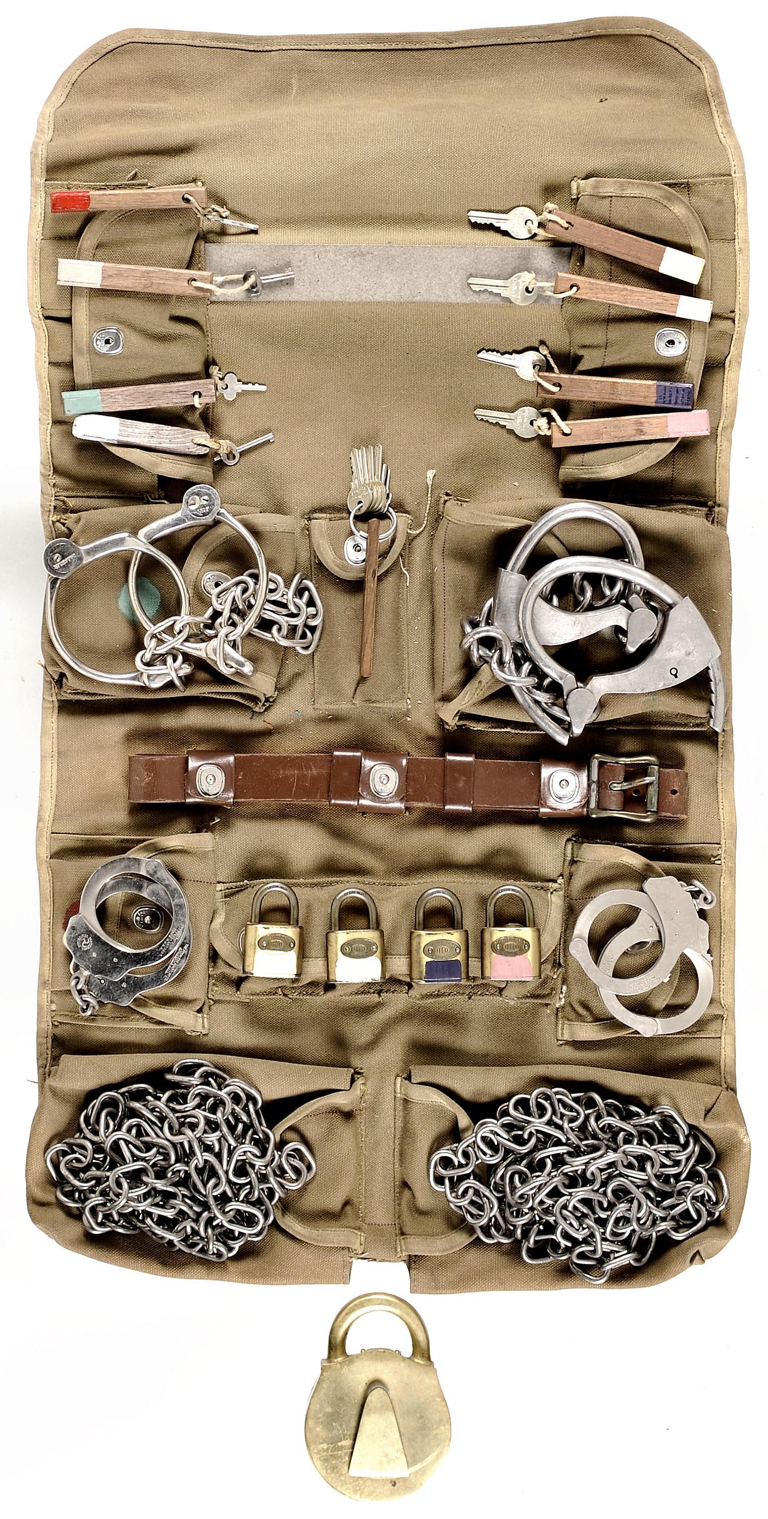 Cased Collection of Restraining Devices and Locks | Rock Island Auction