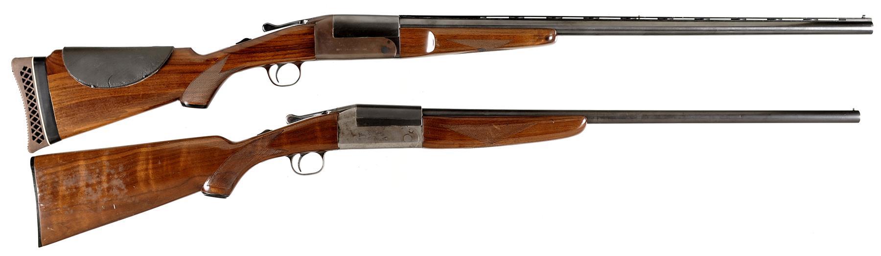 Two Single Barrel Shotguns A) Lefever Arms Model 3 Trap Shotgun | Rock ...