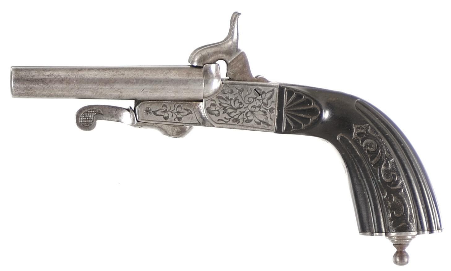 Boissy Double Barrel Pinfire Pistol 9 mm Pinfire | Rock Island Auction