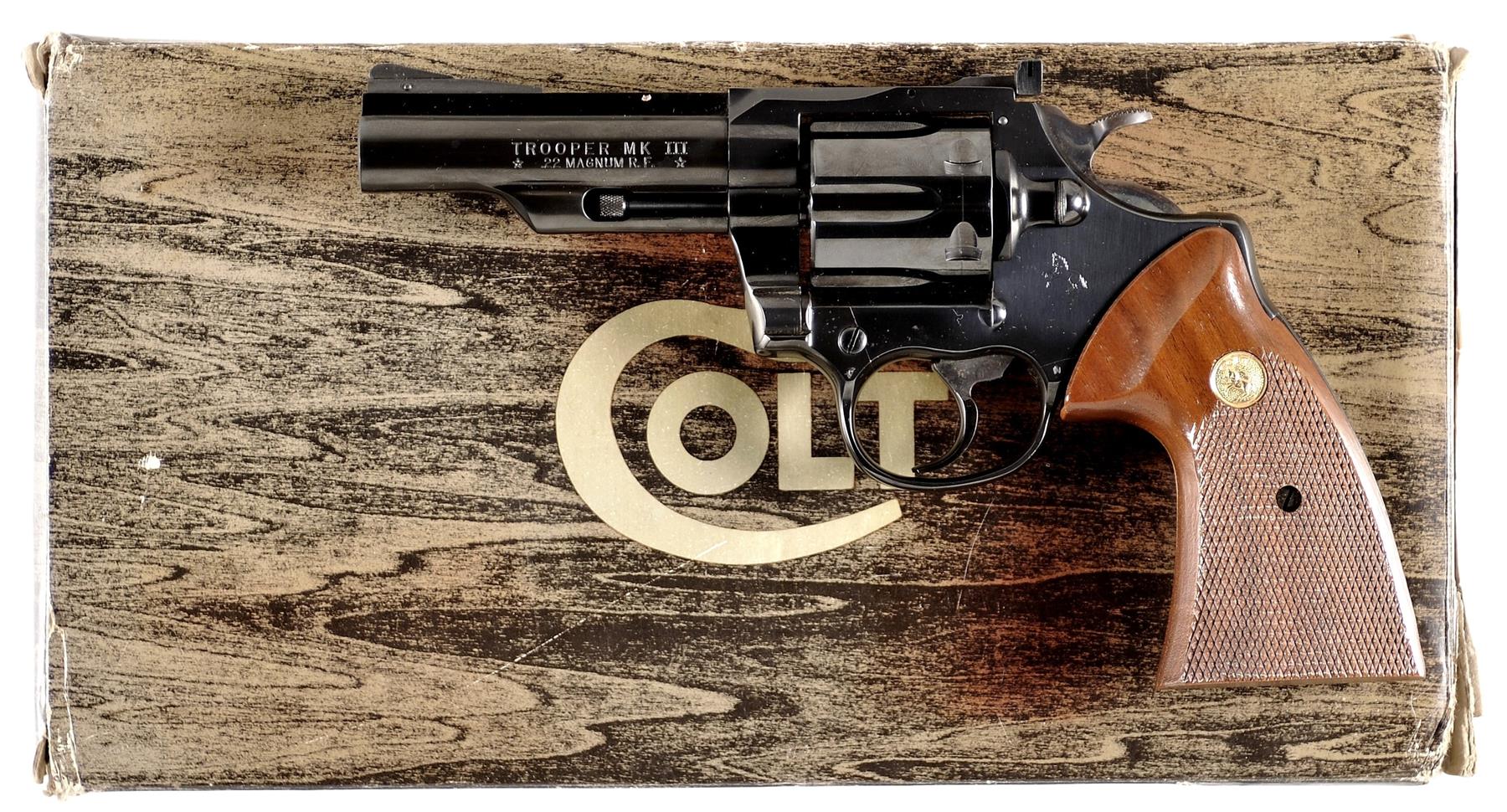 Colt Trooper MK III Revolver 22 magnum rimfire | Rock Island Auction