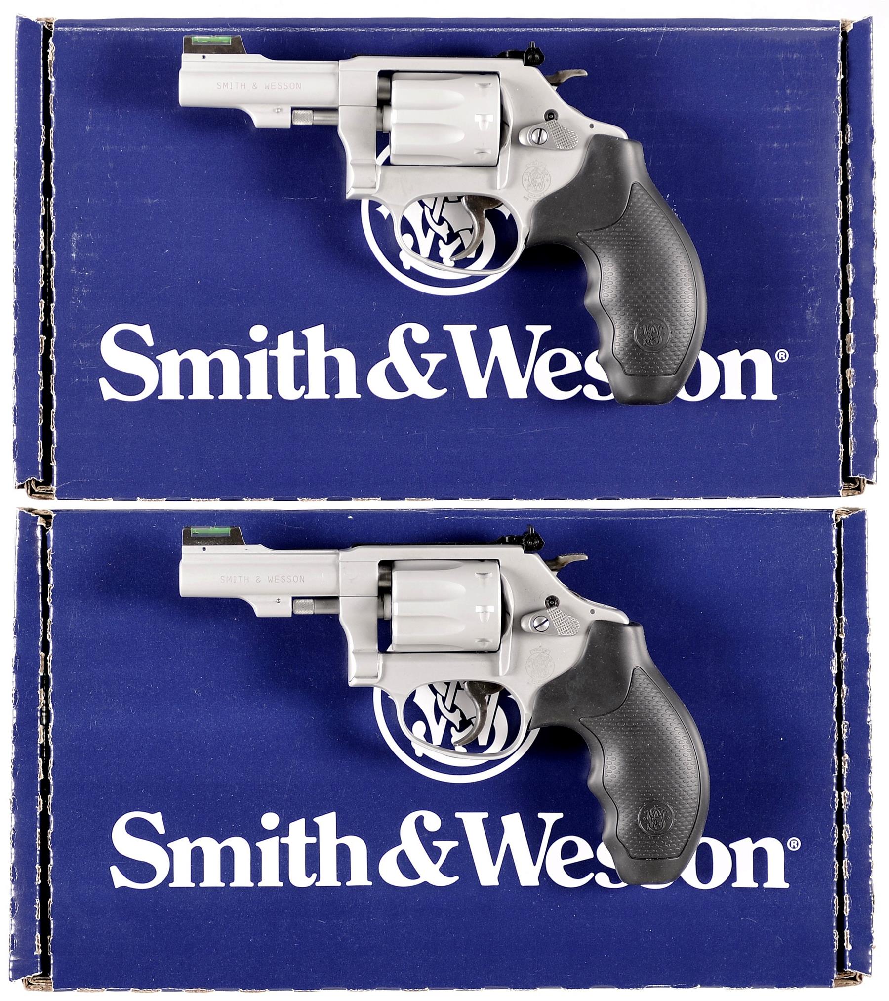 Two Smith & Wesson AirLight DA Revolvers | Rock Island Auction