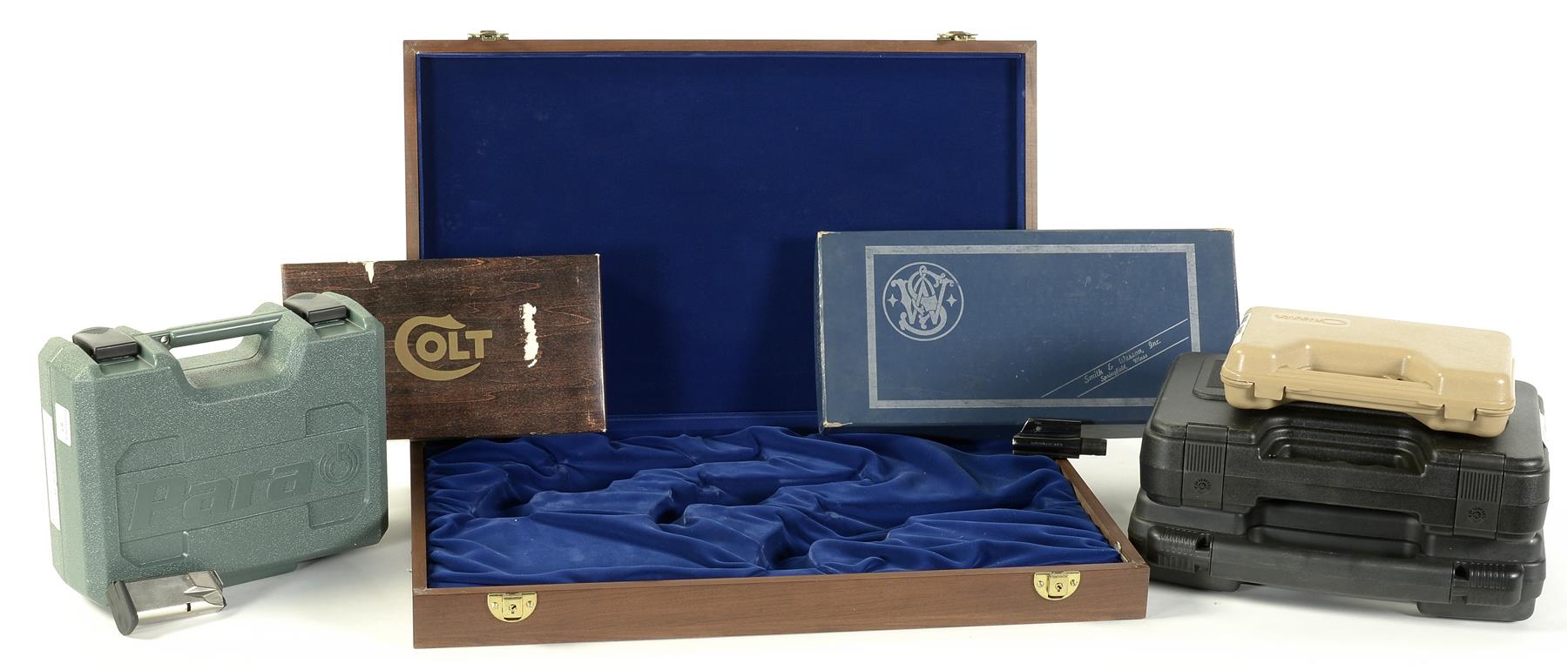 Assorted Hand Gun Boxes and Cases with Accessories | Rock Island Auction