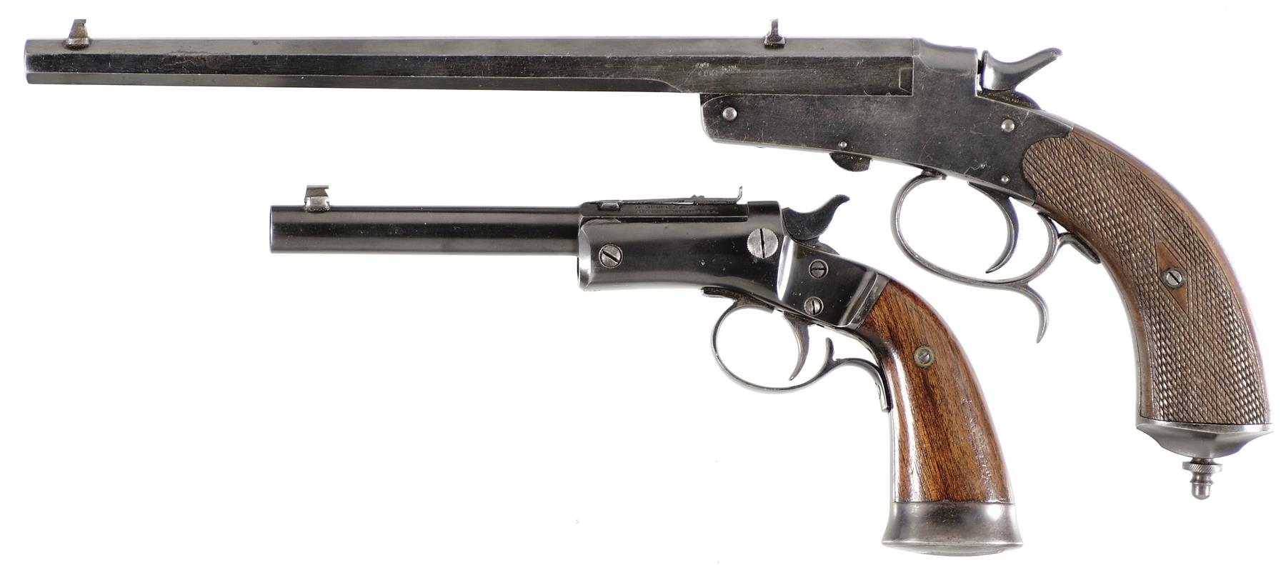 Two Single Shot Pistols | Rock Island Auction