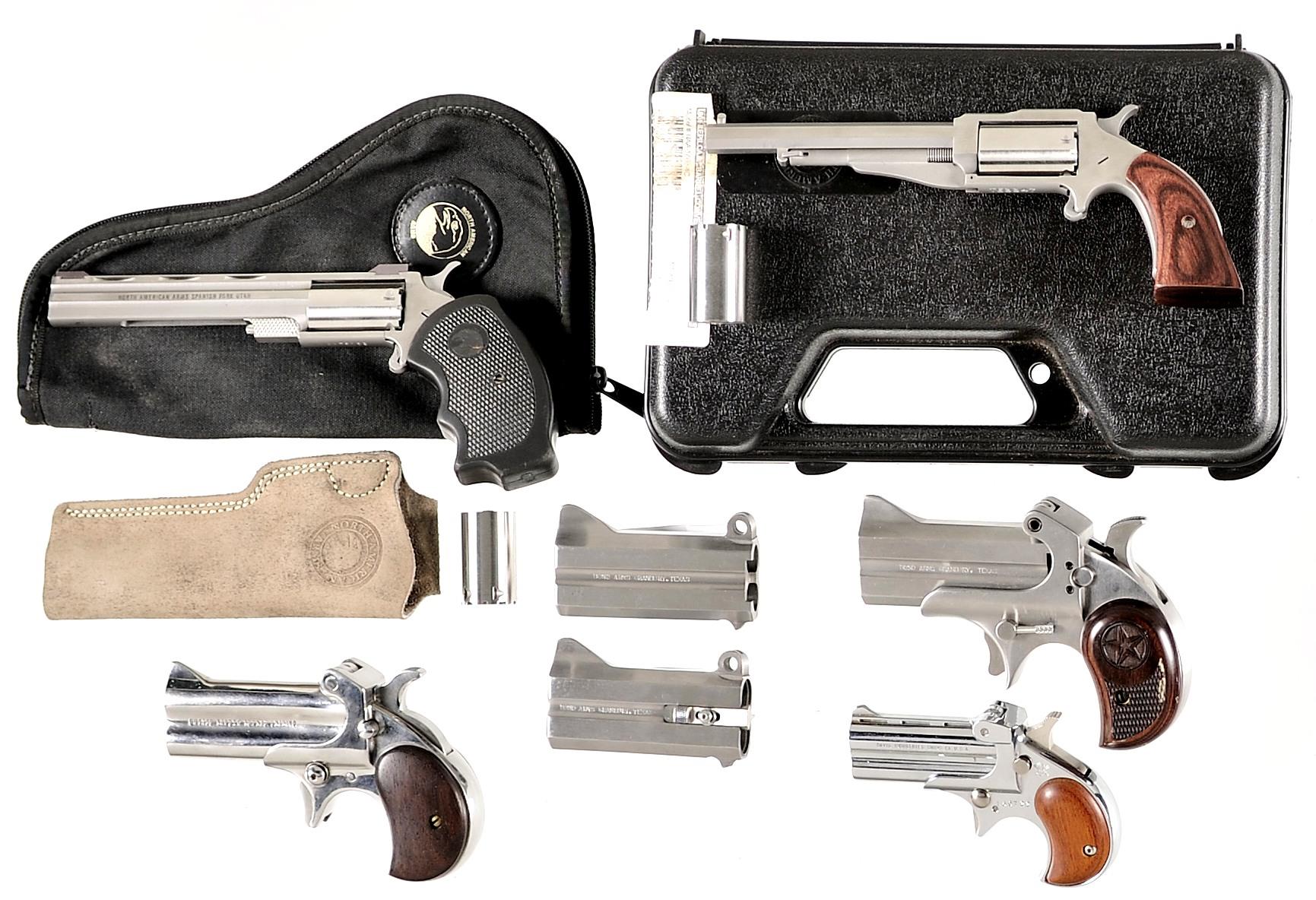 Two Single Action Revolvers and Three O/U Derringers | Rock Island Auction