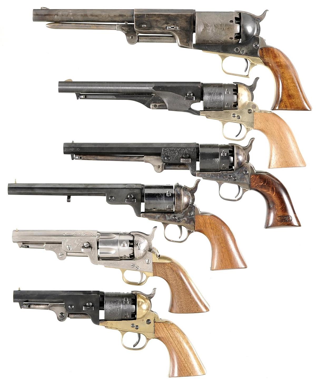Six Reproduction Revolvers | Rock Island Auction