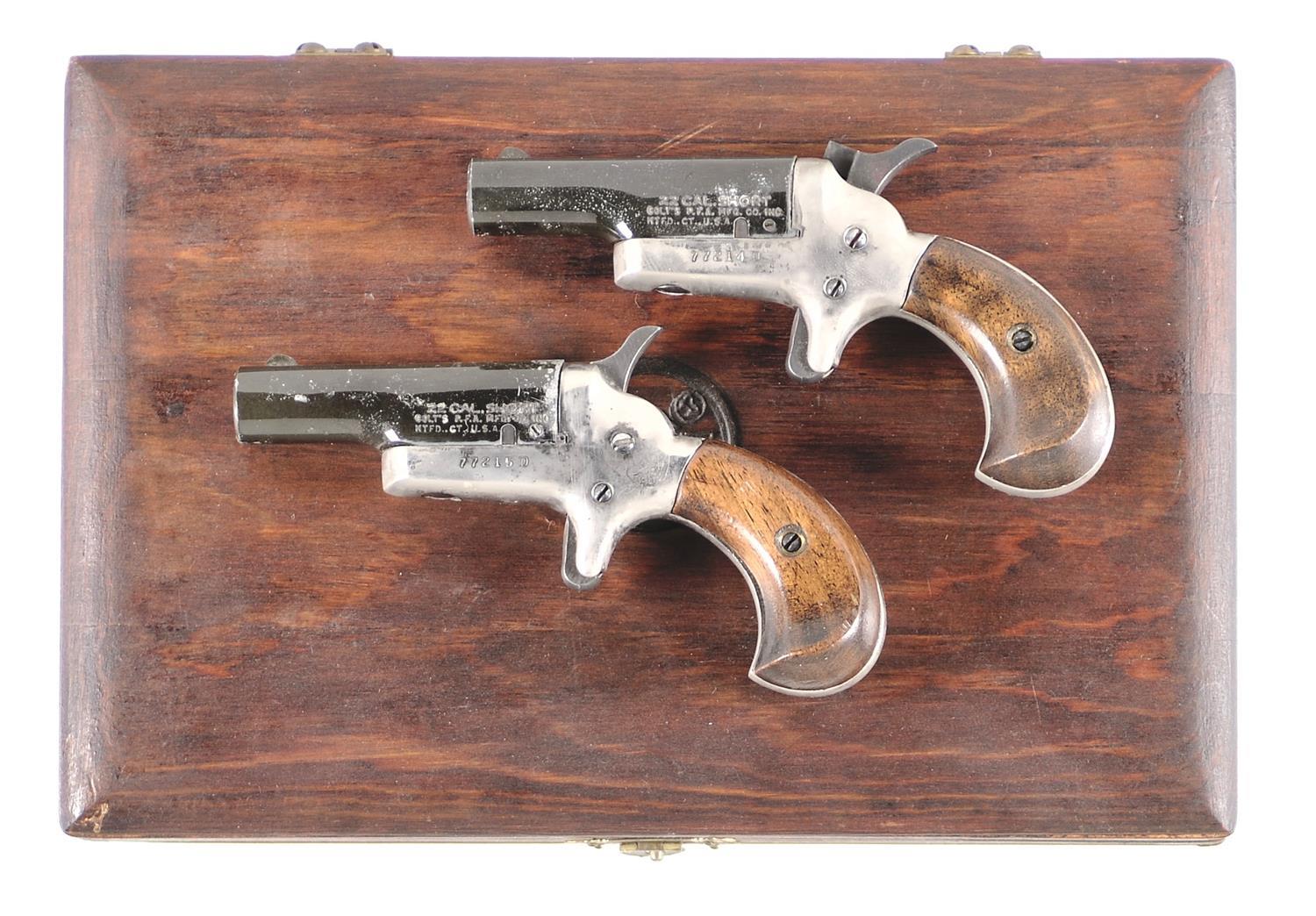 Cased Pair of Colt Fourth Model Derringer Pistols | Rock Island Auction