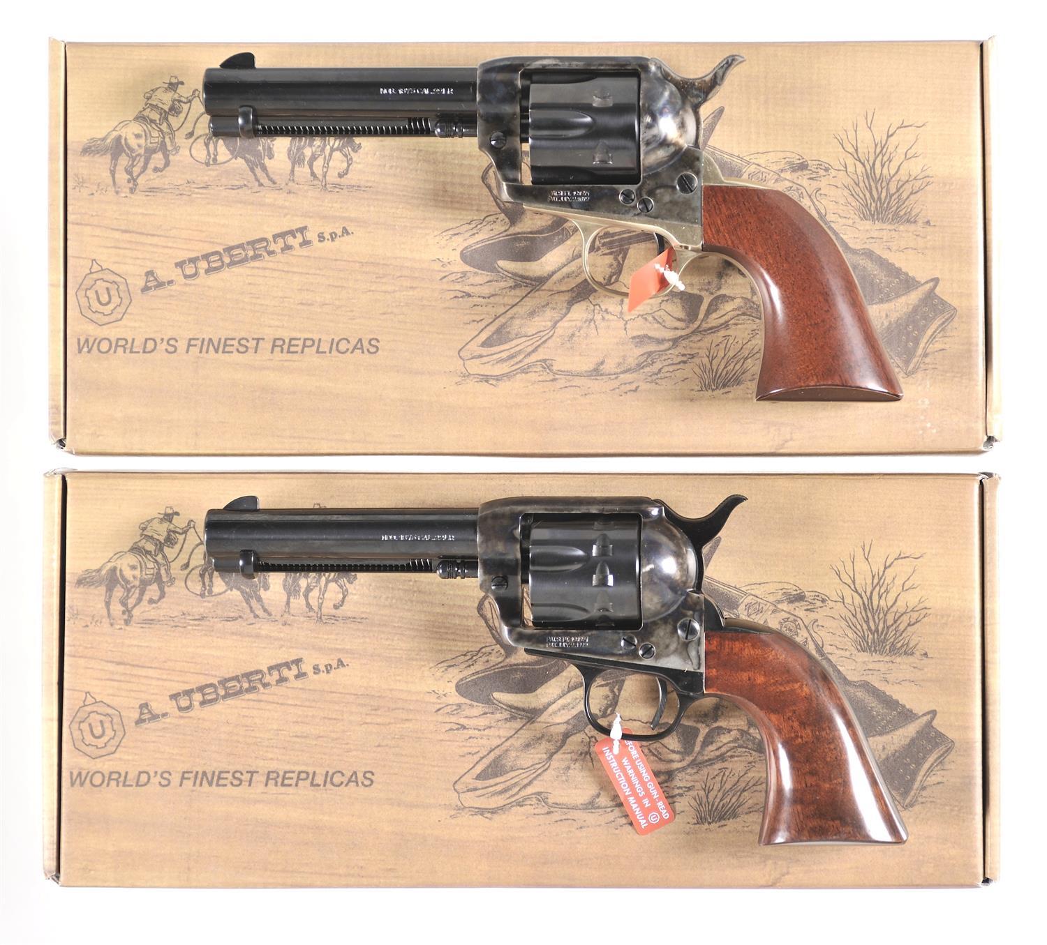 Two Single Action Revolvers w/ Matching Boxes | Rock Island Auction