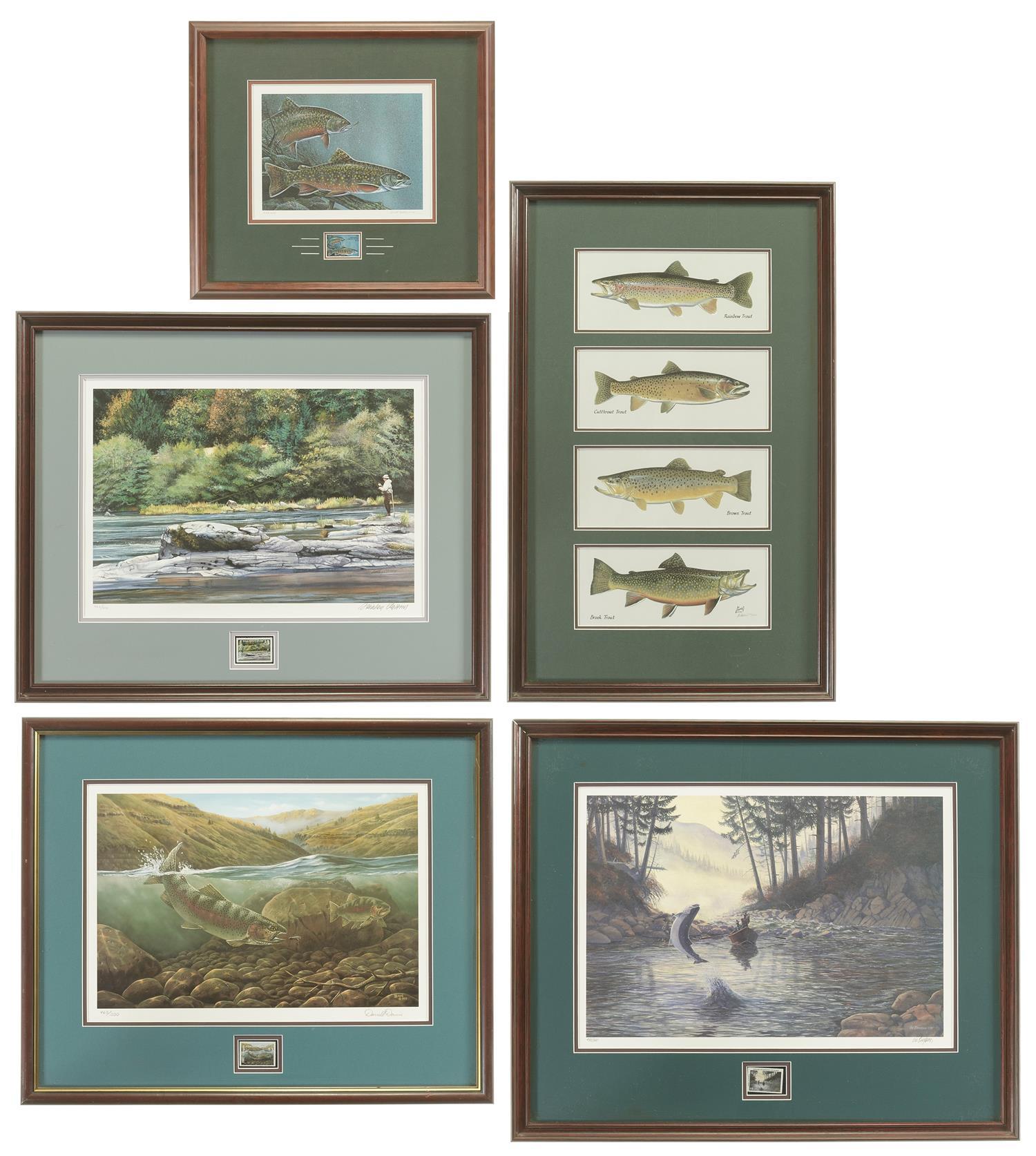 Five Framed and Signed Lithographs | Rock Island Auction