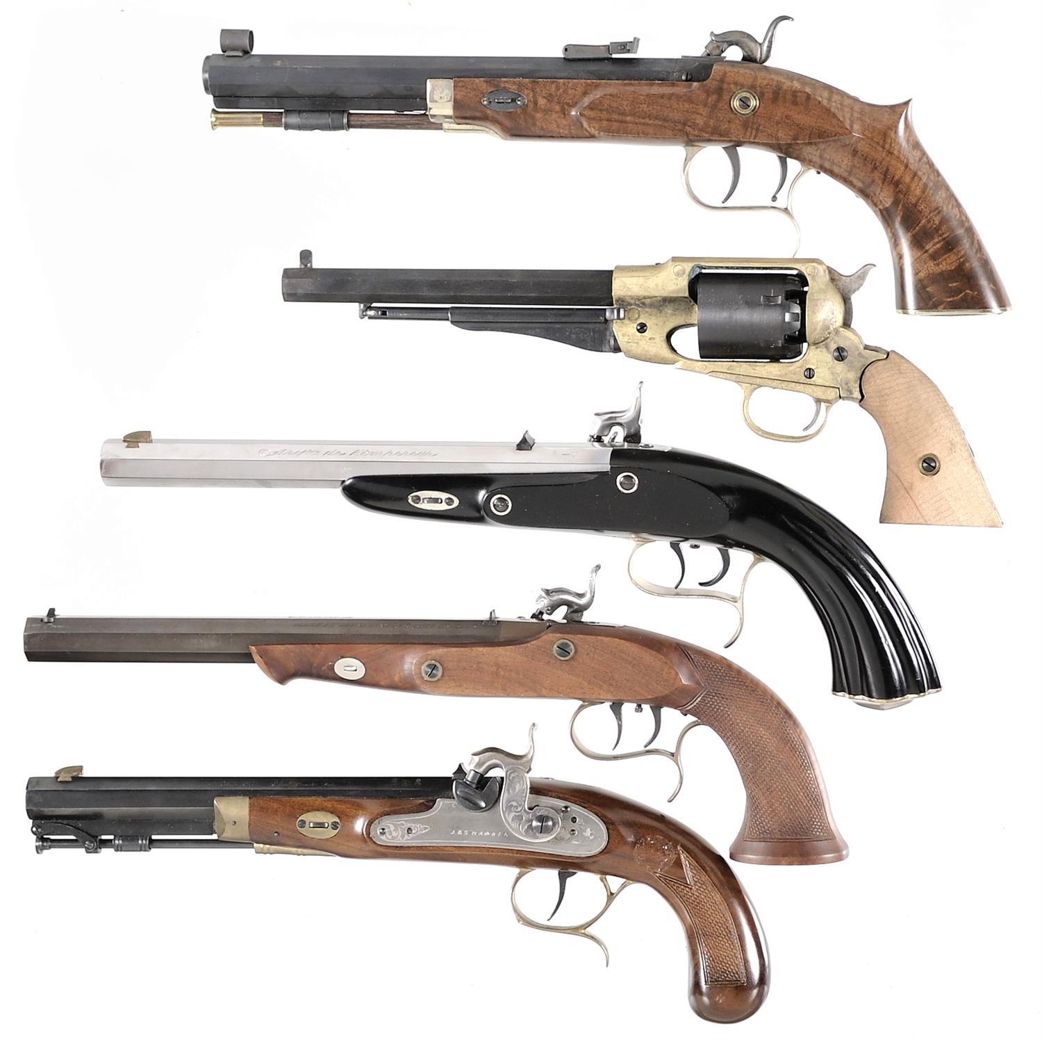 Five Contemporary Percussion Handguns | Rock Island Auction