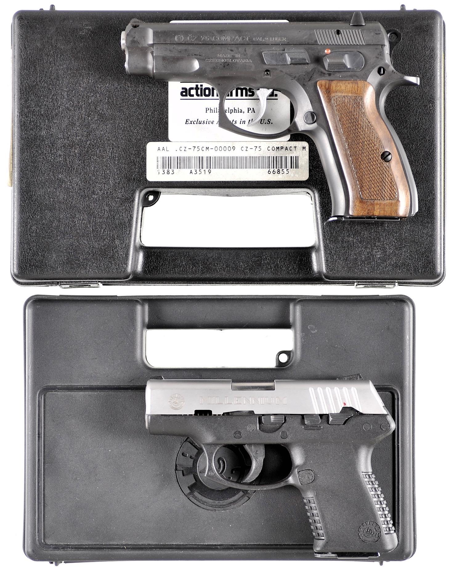 Two Cased Semi-Automatic Pistols | Rock Island Auction